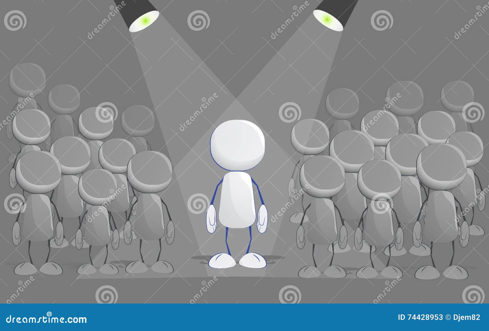 Human icon performer stock vector. Illustration of concert - 74428953