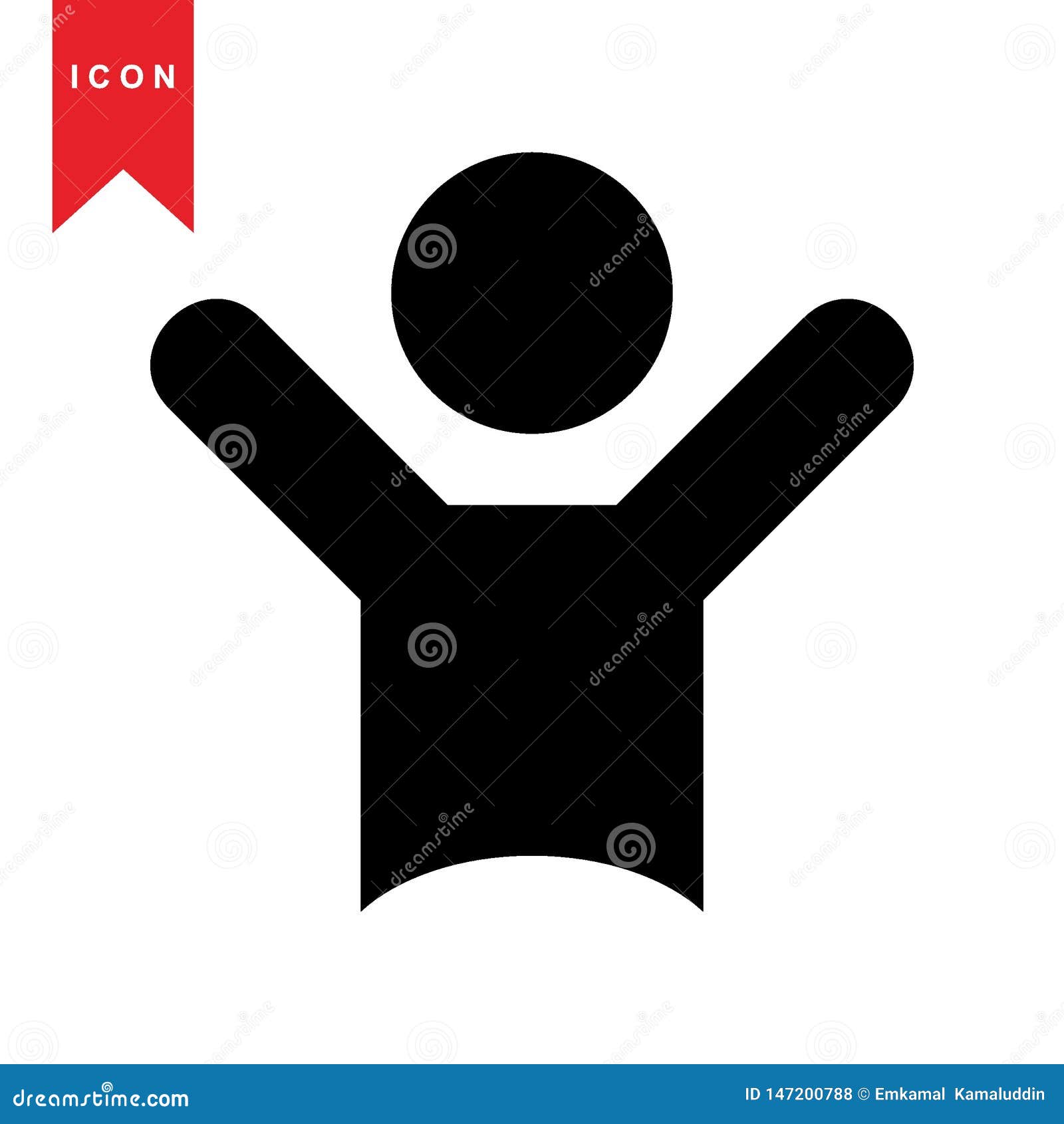 Human stock illustration. Illustration of blue, icon - 147200788