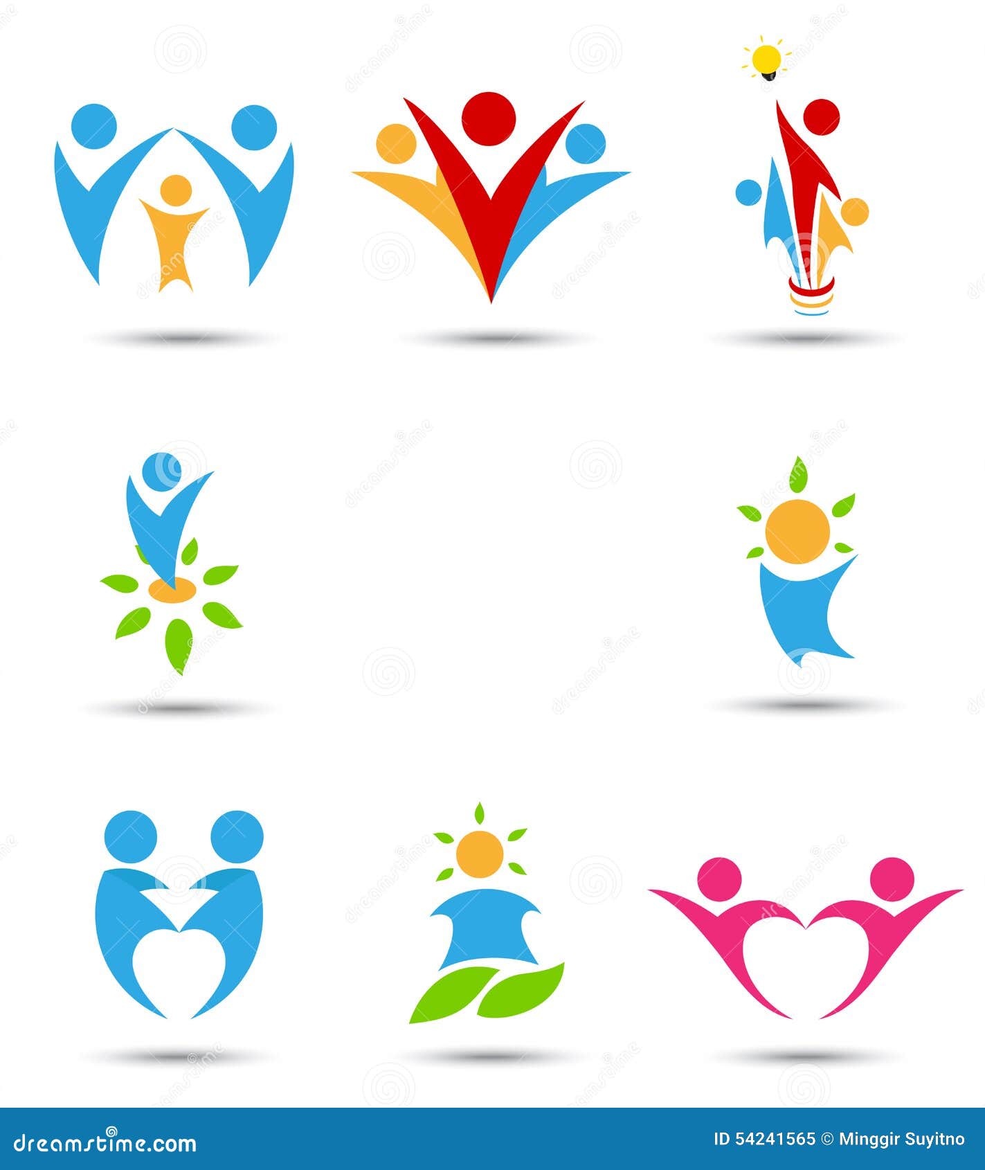 Human icons stock vector. Illustration of person, family - 54241565