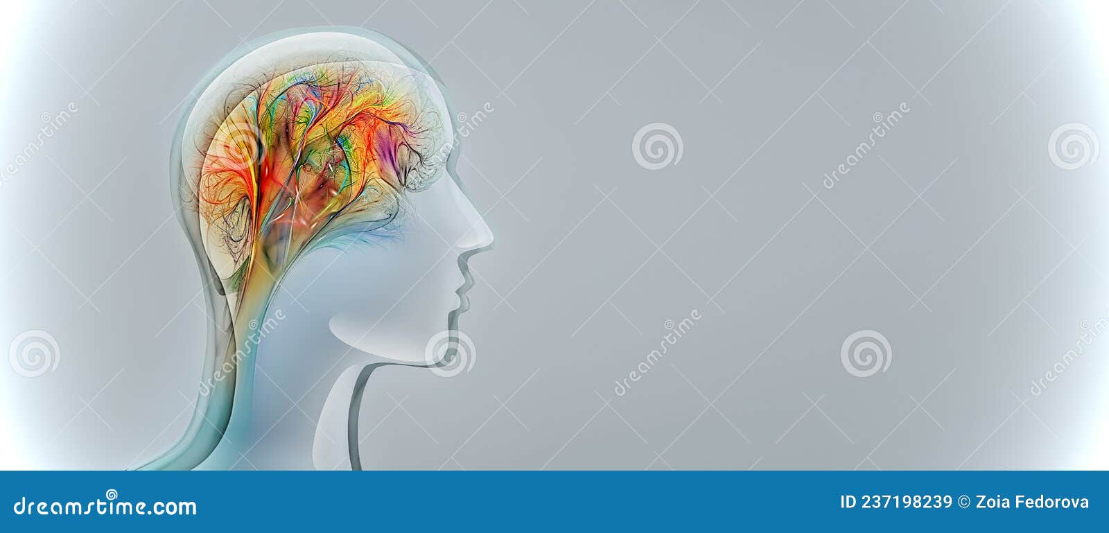Human Imagination Conceptual Image Stock Illustration - Illustration of ...