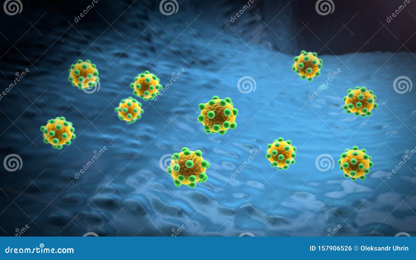 Human Immune System Attack the Virus Stock Illustration - Illustration ...