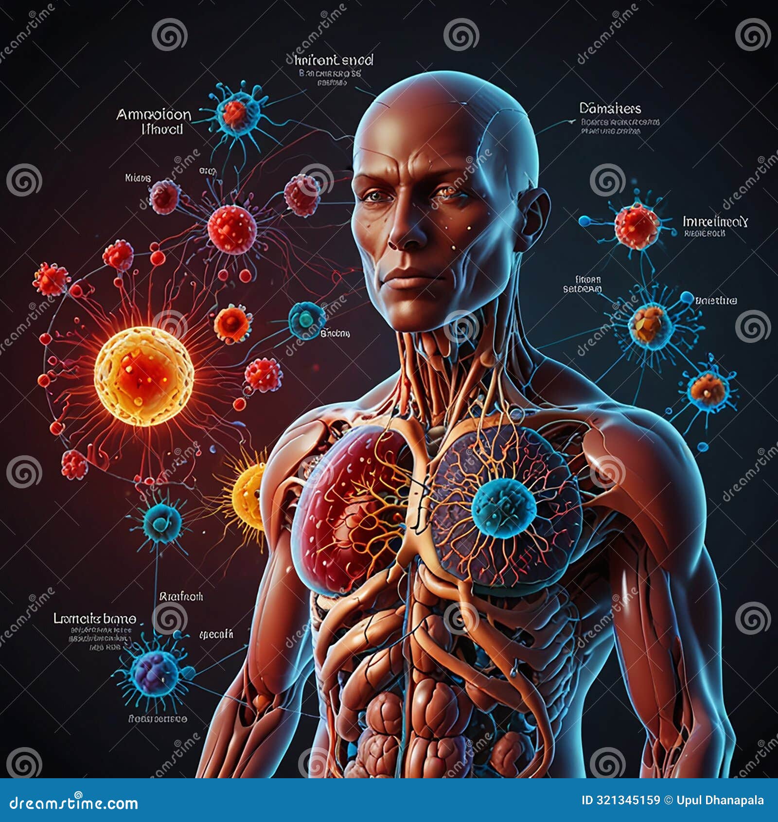 Human immunity stock illustration. Illustration of ebola - 321345159