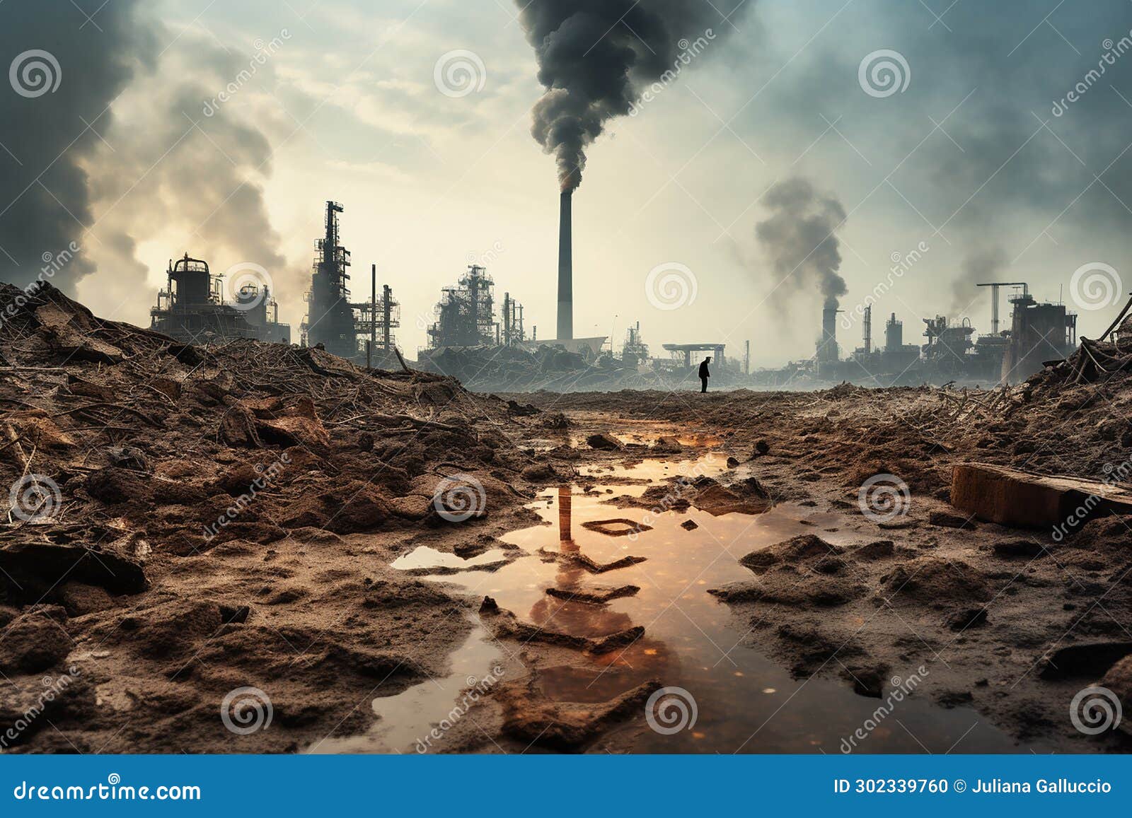 Human Impact on Environment Stock Photo - Image of change ...