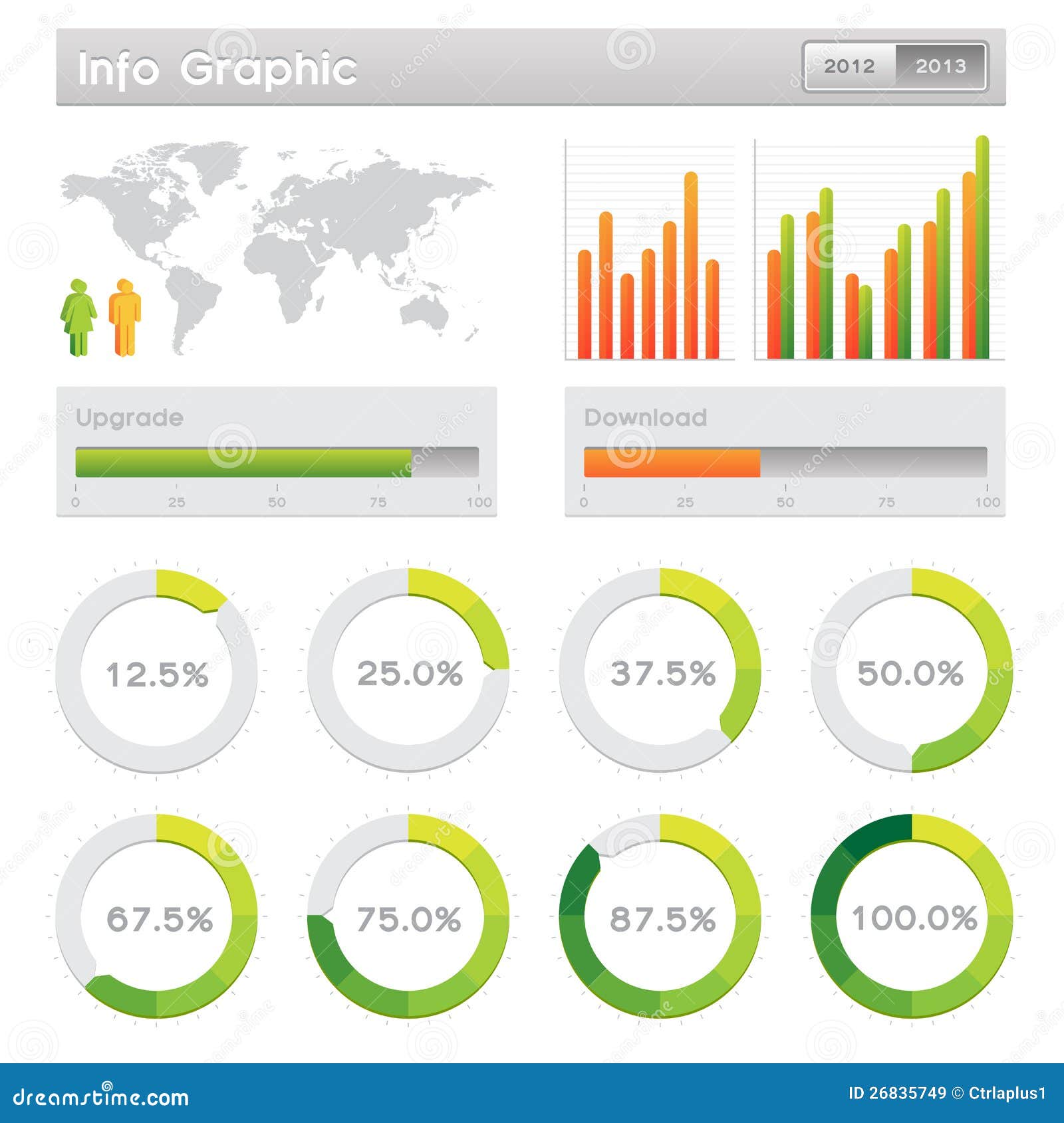 Human Infographic Vector Illustration. Stock Vector - Illustration of ...
