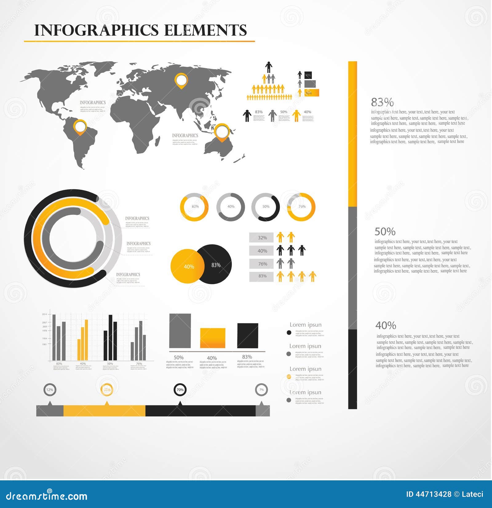 Human Infographic Vector Illustration. | CartoonDealer.com #44713428