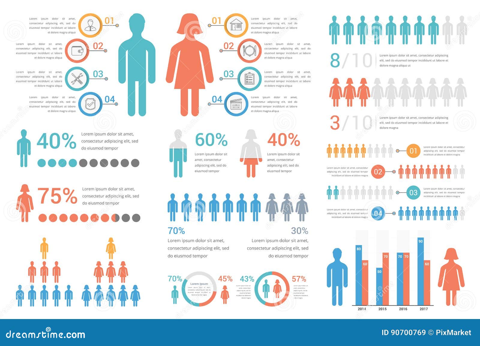Human Infographics stock vector. Illustration of infochart - 90700769