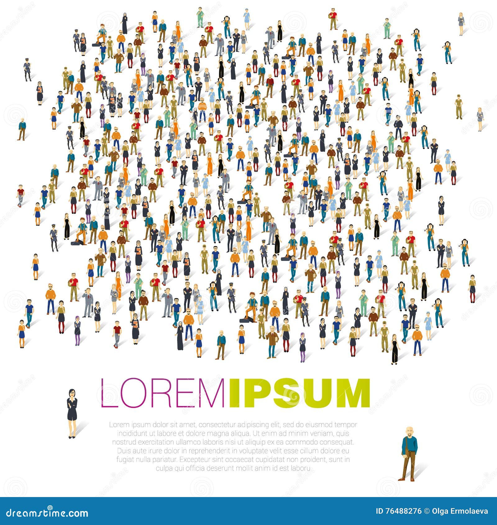 Human Infographics. Vector Template. Stock Vector - Illustration of ...