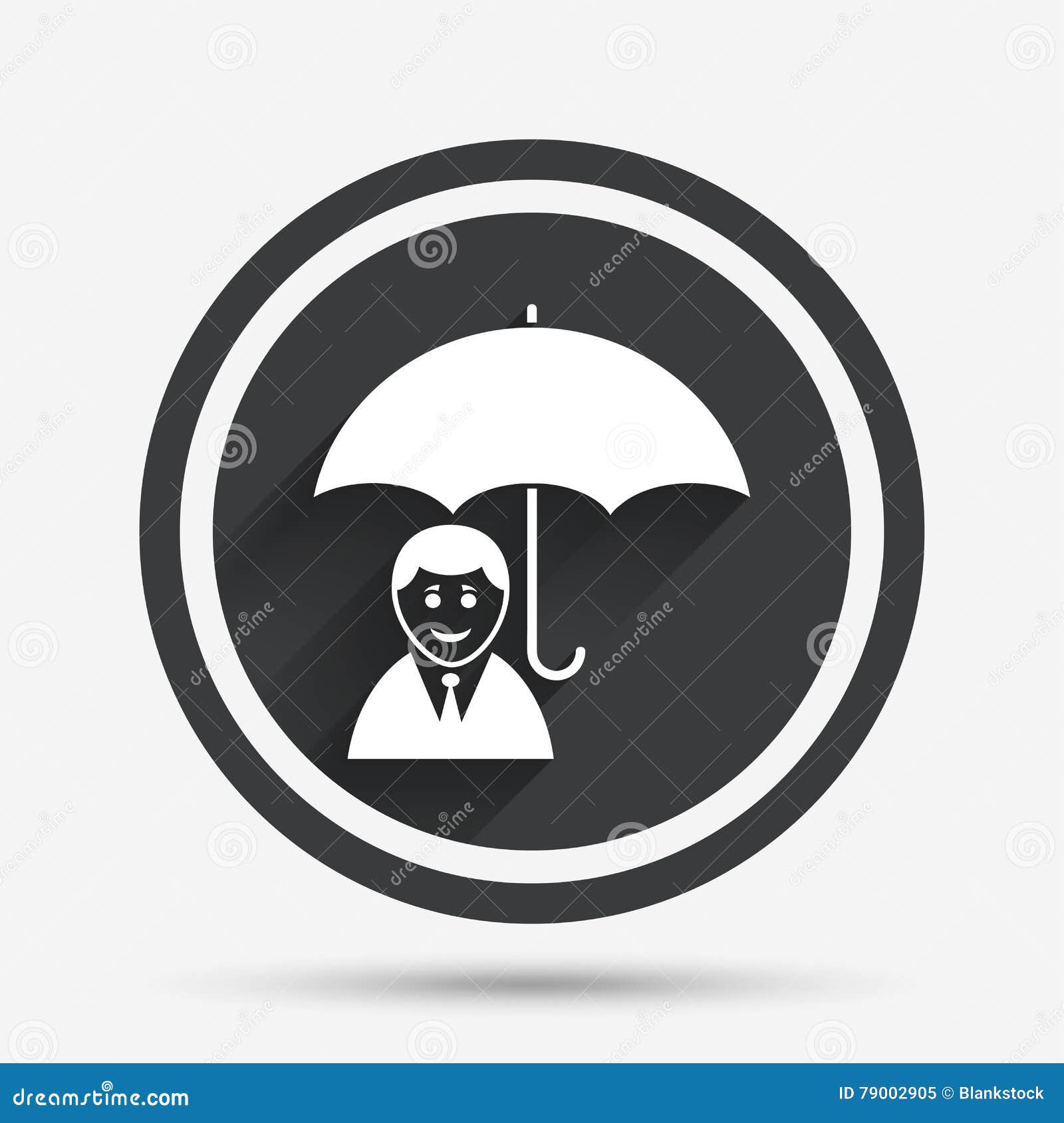 Human Insurance Sign Icon. Person Symbol. Stock Vector - Illustration ...