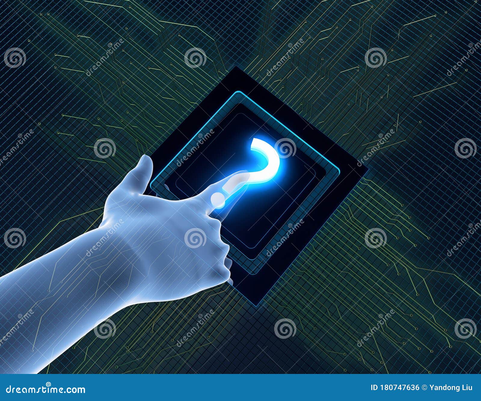 Human Intelligent Technology and Question Mark, Data Transmission and ...