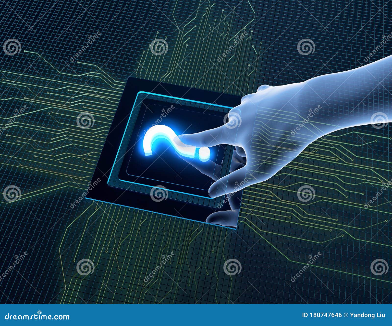 Human Intelligent Technology and Question Mark, Data Transmission and ...