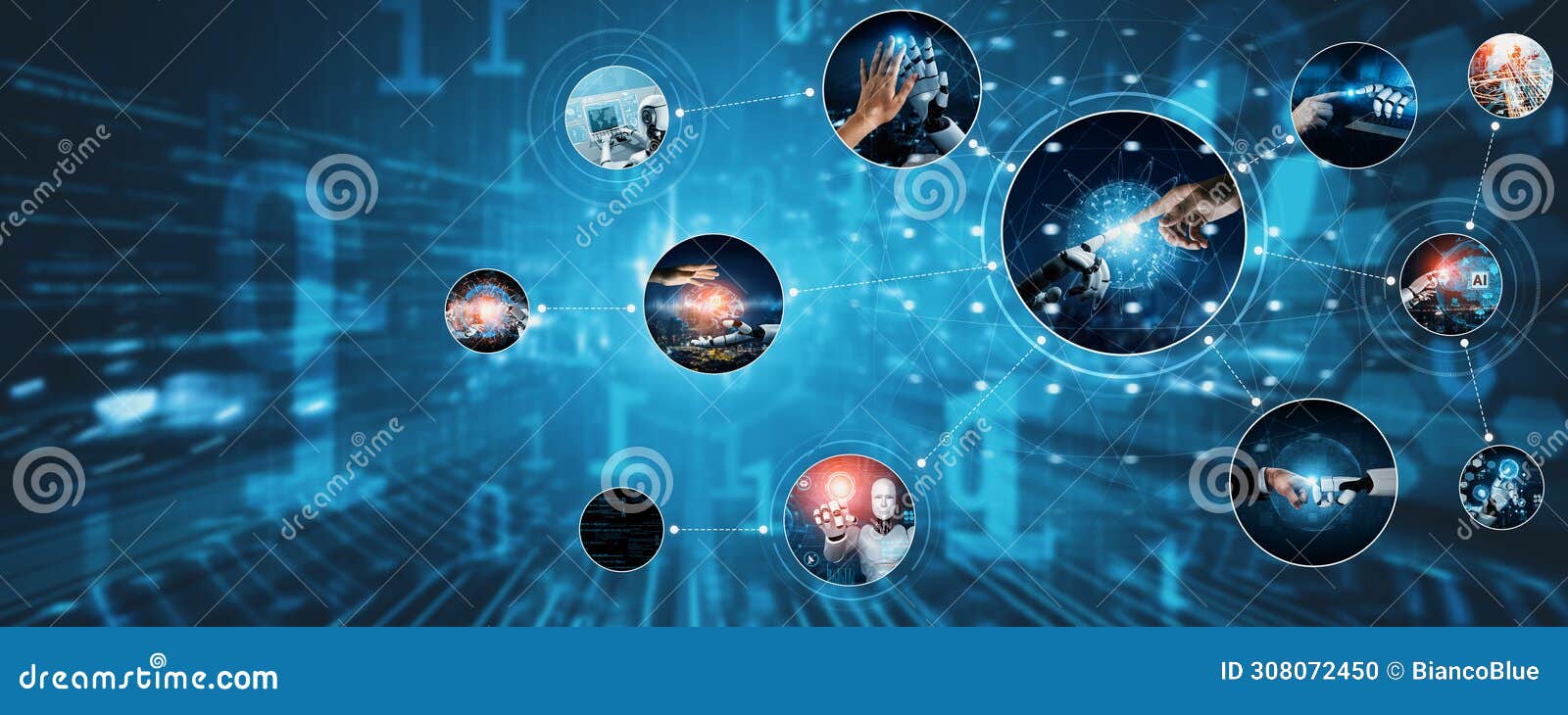 Human Interact With AI Artificial Intelligence Virtual Assistant NLP ...