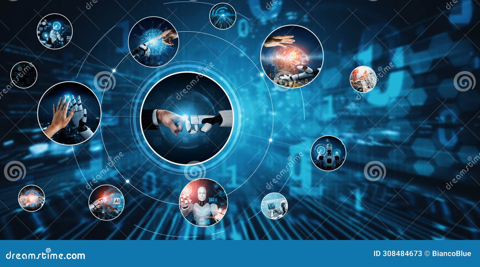 Human Interact with AI Artificial Intelligence Virtual Assistant NLP ...