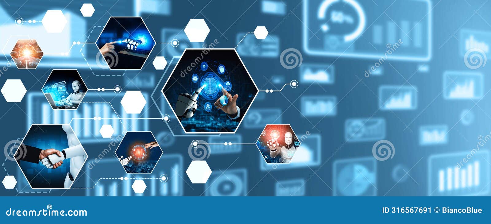 Human Interact With AI Artificial Intelligence Virtual Assistant NLP ...