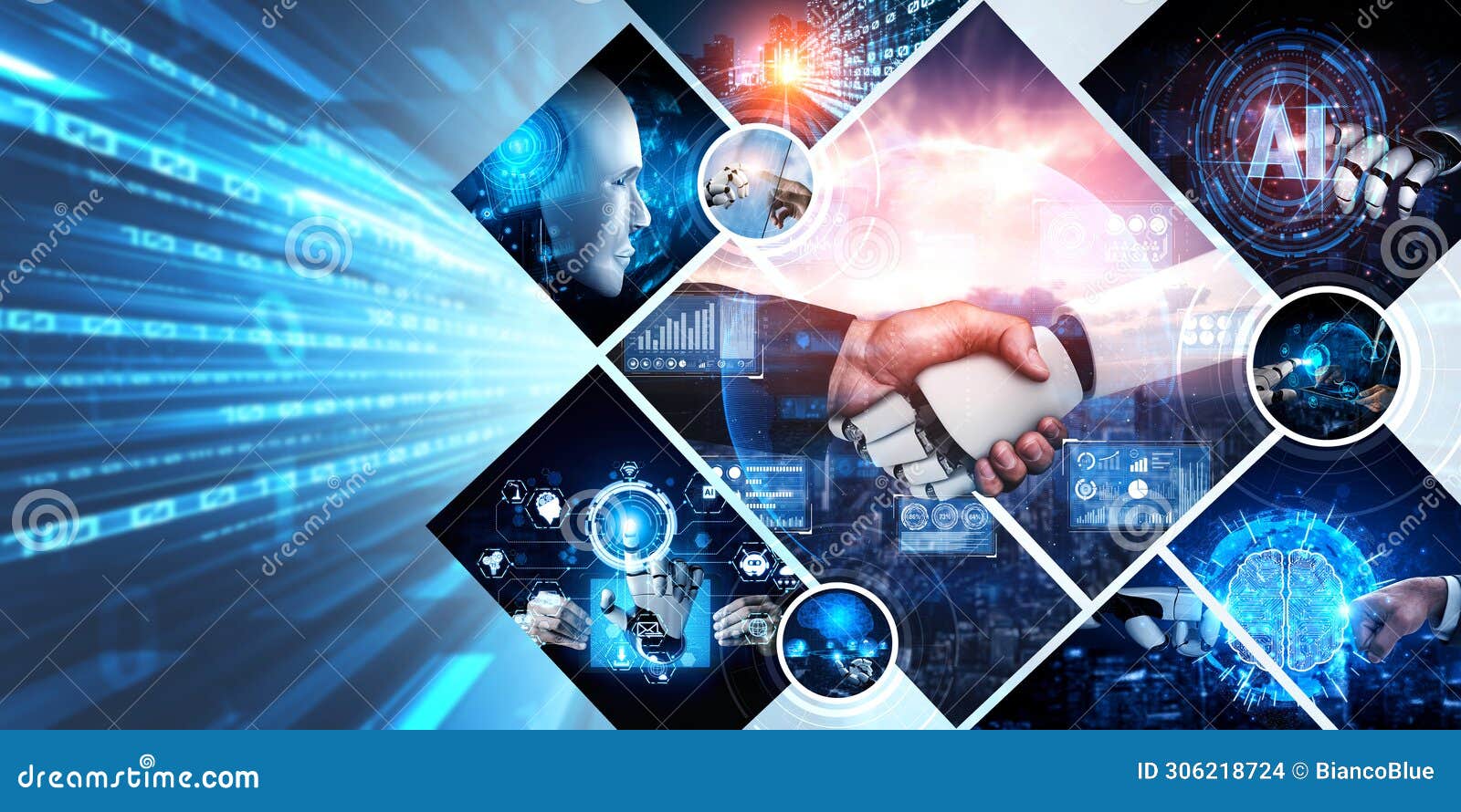 Human Interact With AI Artificial Intelligence Brain Processor In ... Human Interact With AI Artificial Intelligence Brain Processor In ...