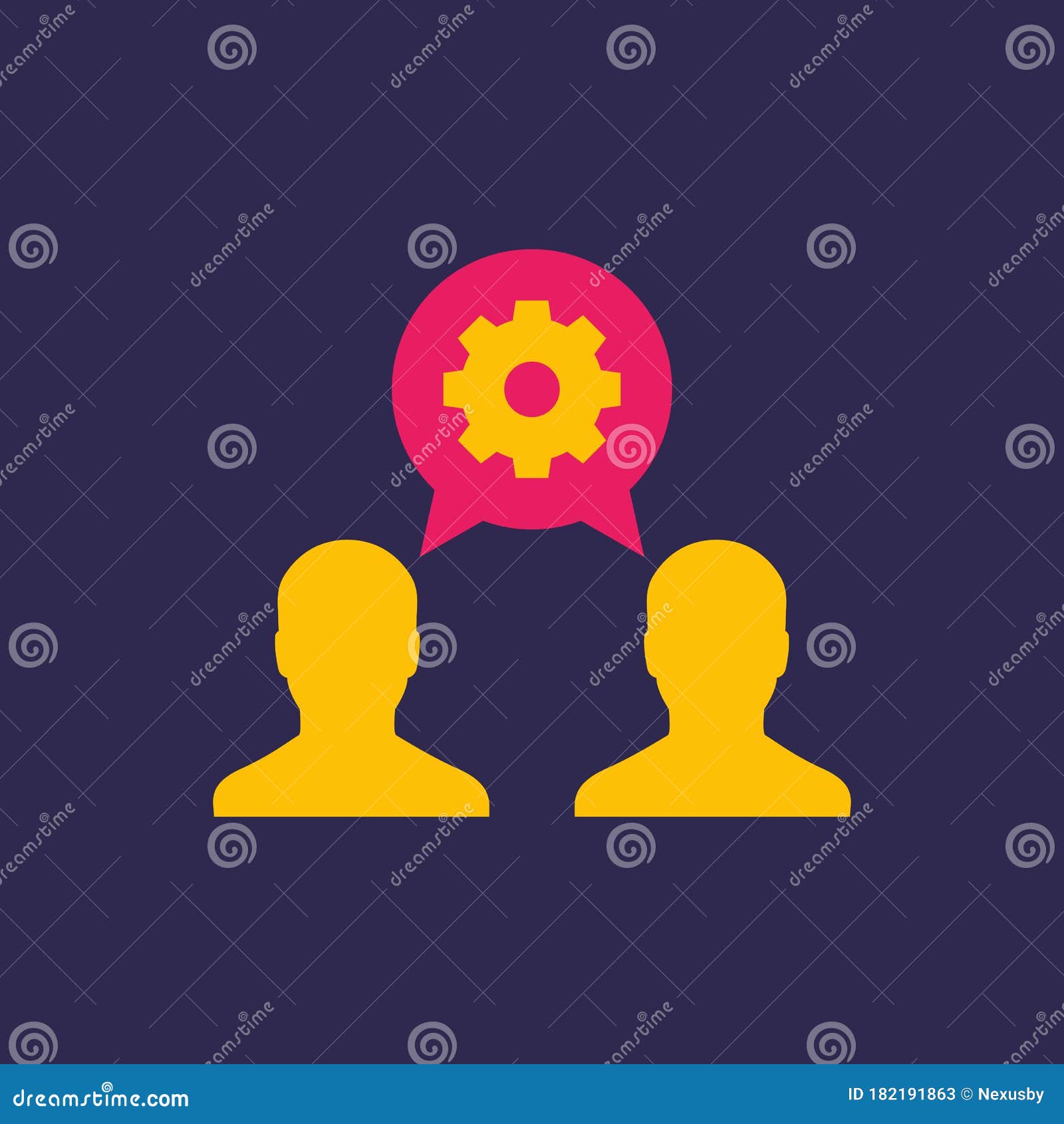 Human Interacting Vector Icon Stock Vector - Illustration of people ...