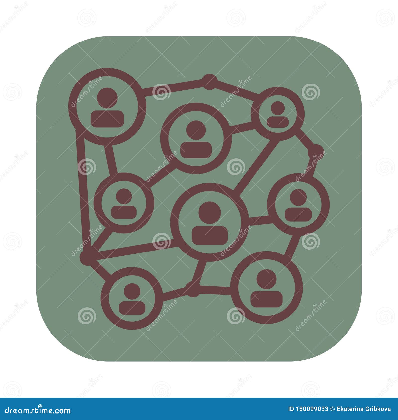 Human interaction icon stock vector. Illustration of communication ...