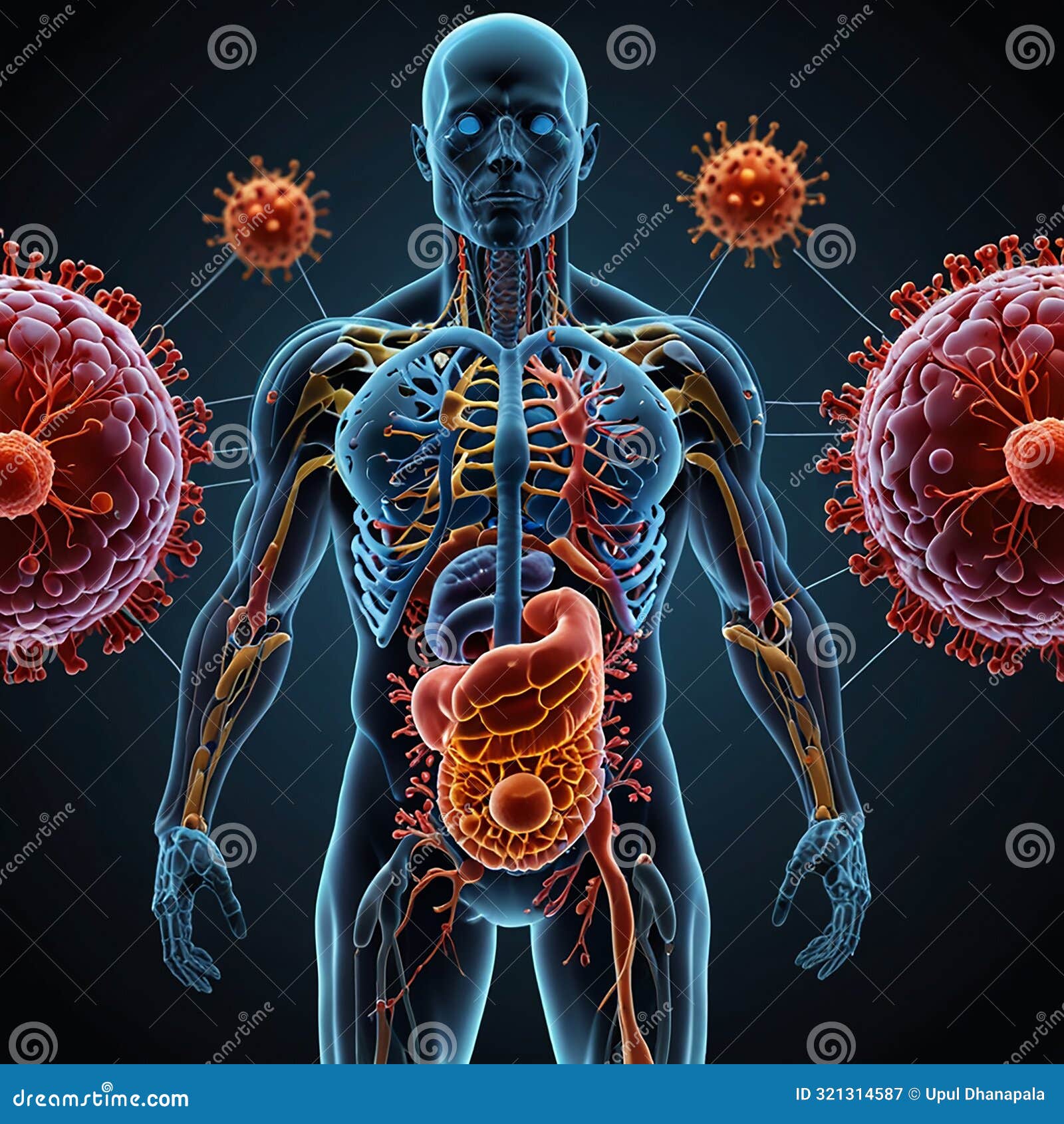 Human immunity stock illustration. Illustration of hand - 321314587