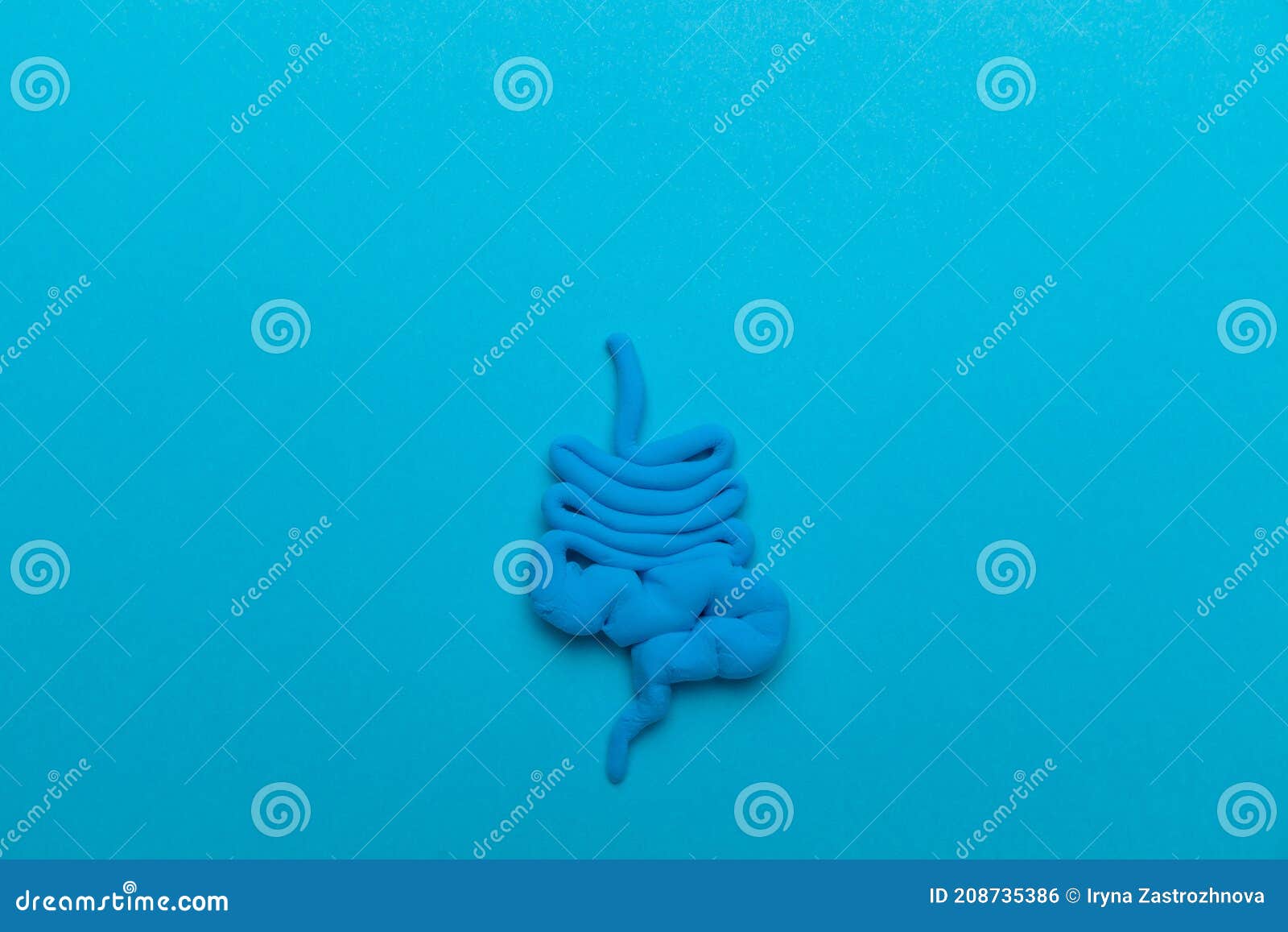Human Intestines Green Background. Diarrhea And Constipation. Stitches ...
