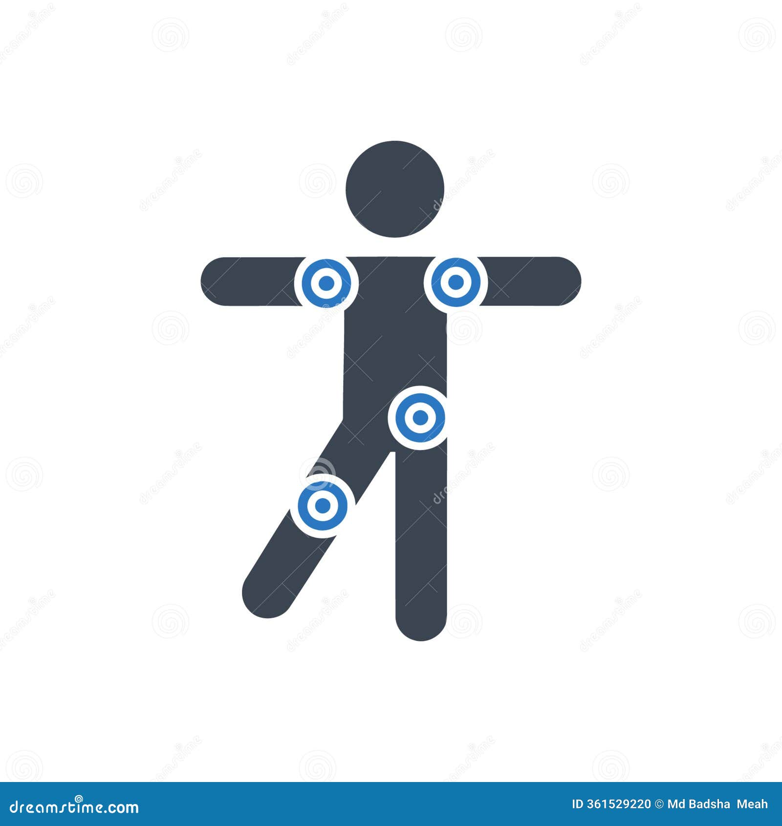 Human Joints Vector Icons For Orthopedics And Surgery Medical Design ...