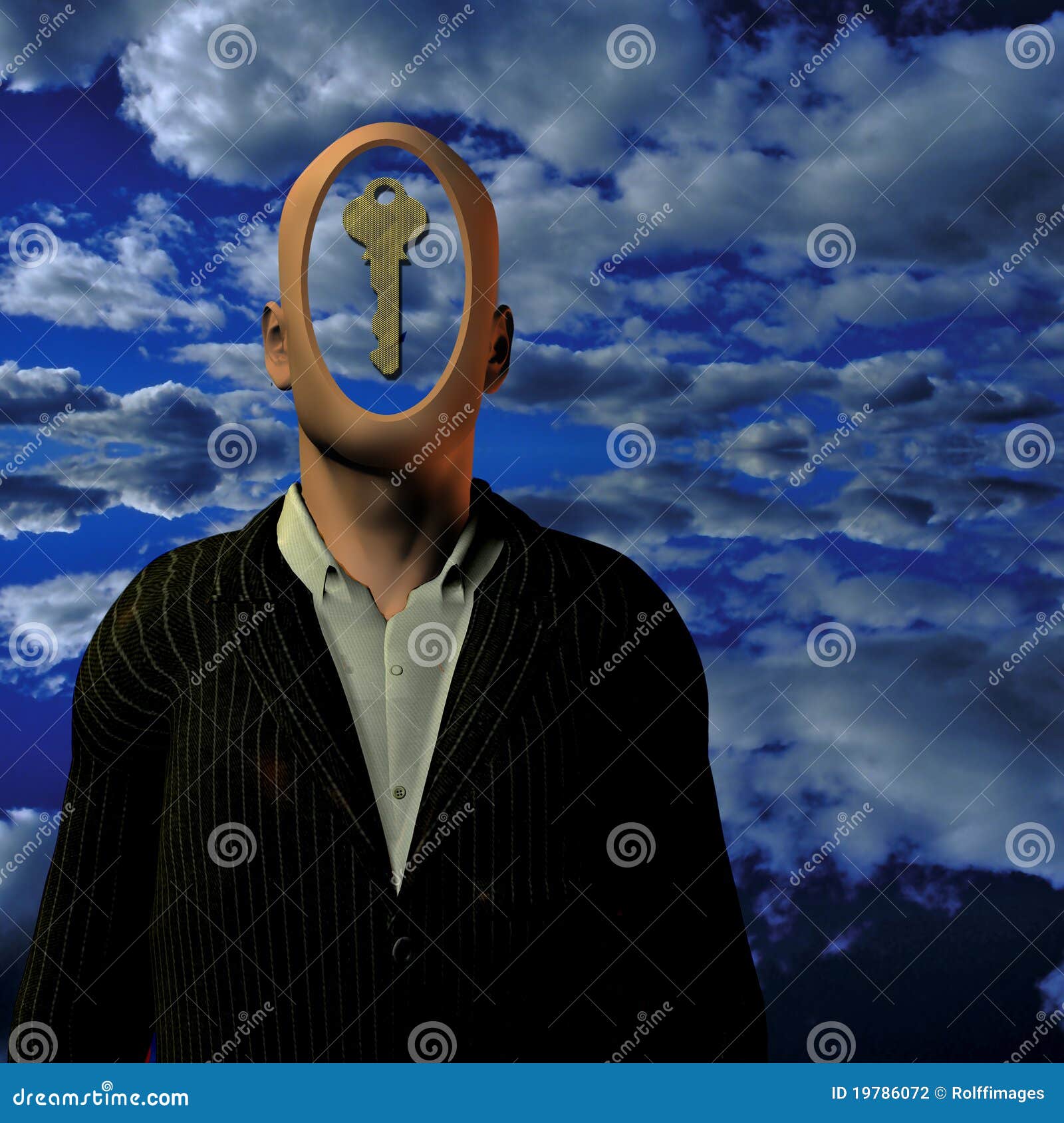 Human Key stock illustration. Illustration of business - 19786072