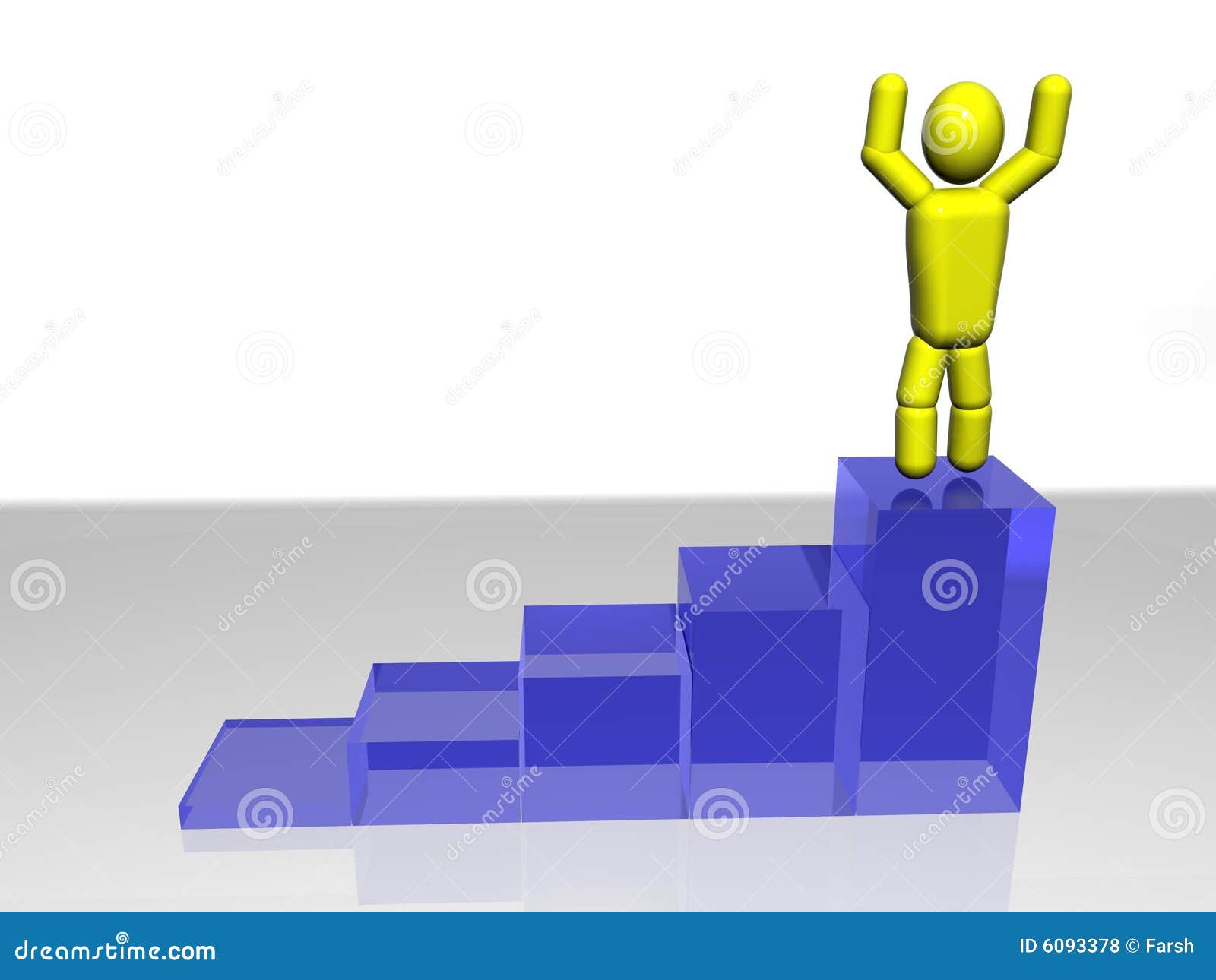 Human On Ladder Picture. Image: 6093378