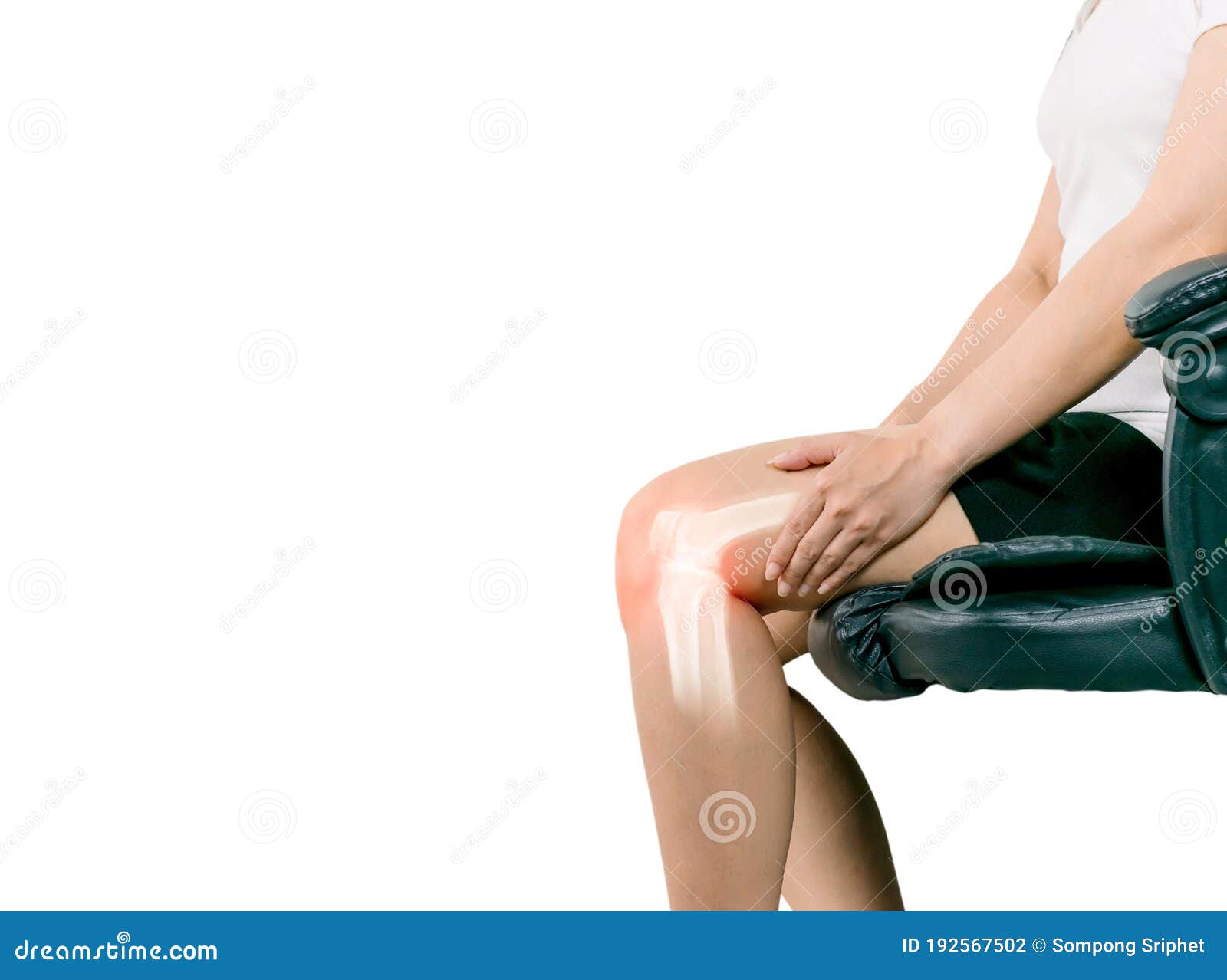 Human Leg Osteoarthritis Inflammation of Bone Joints Stock Photo ...