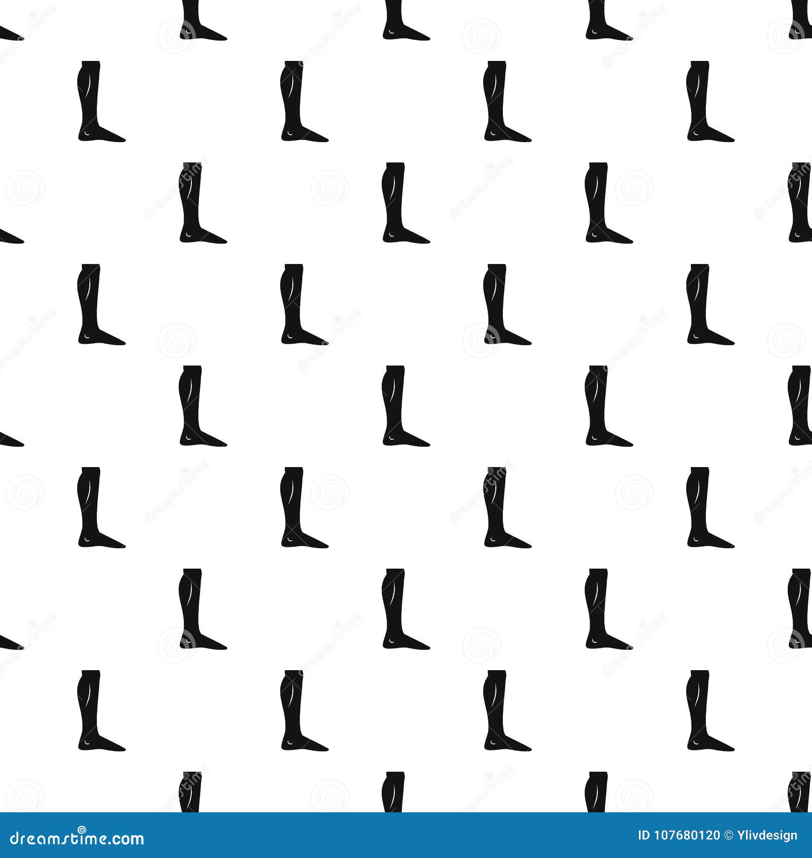 Human leg pattern vector stock vector. Illustration of clean - 107680120
