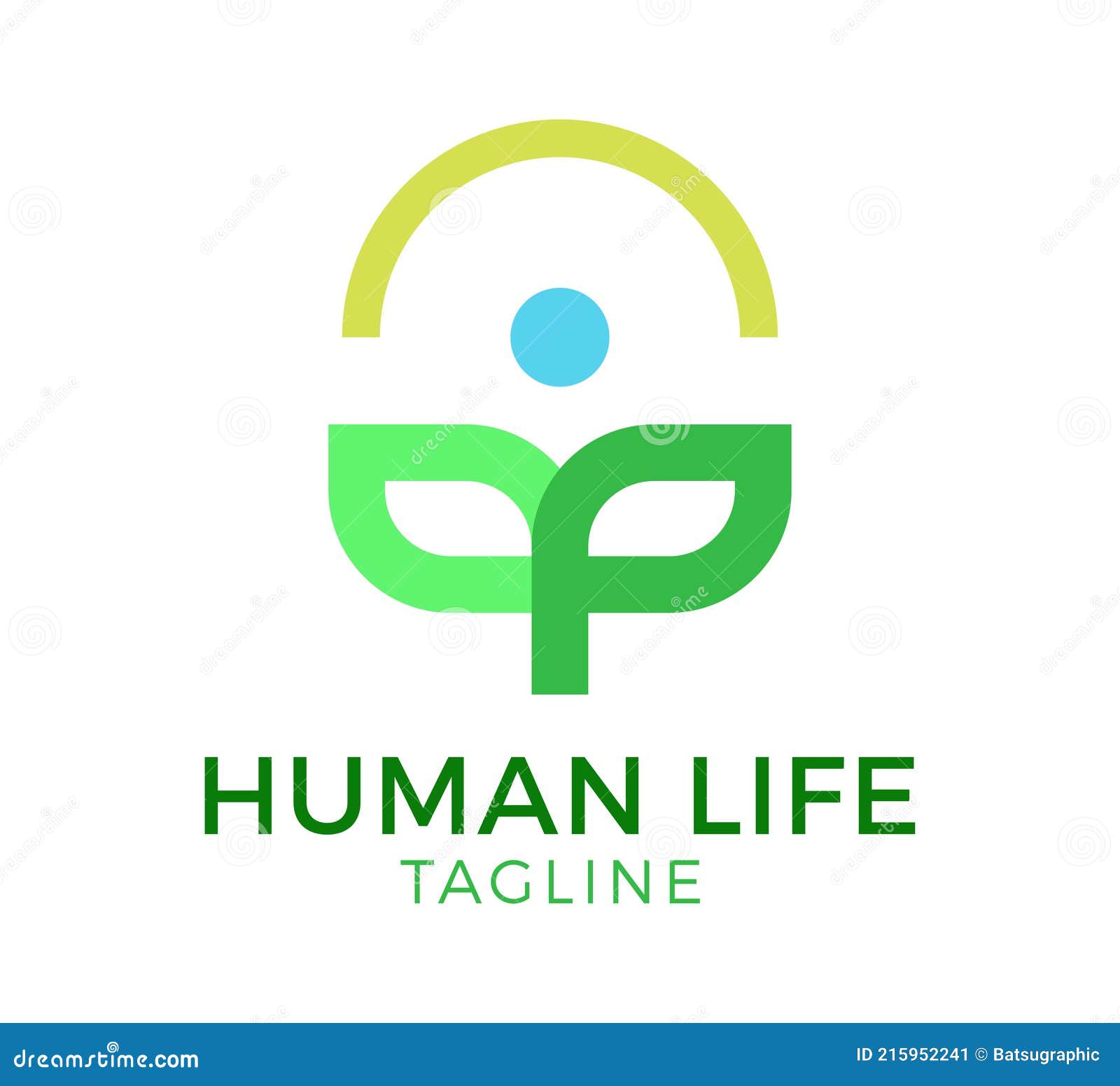 Human Life Vector Logo Template Design Stock Vector - Illustration of ...