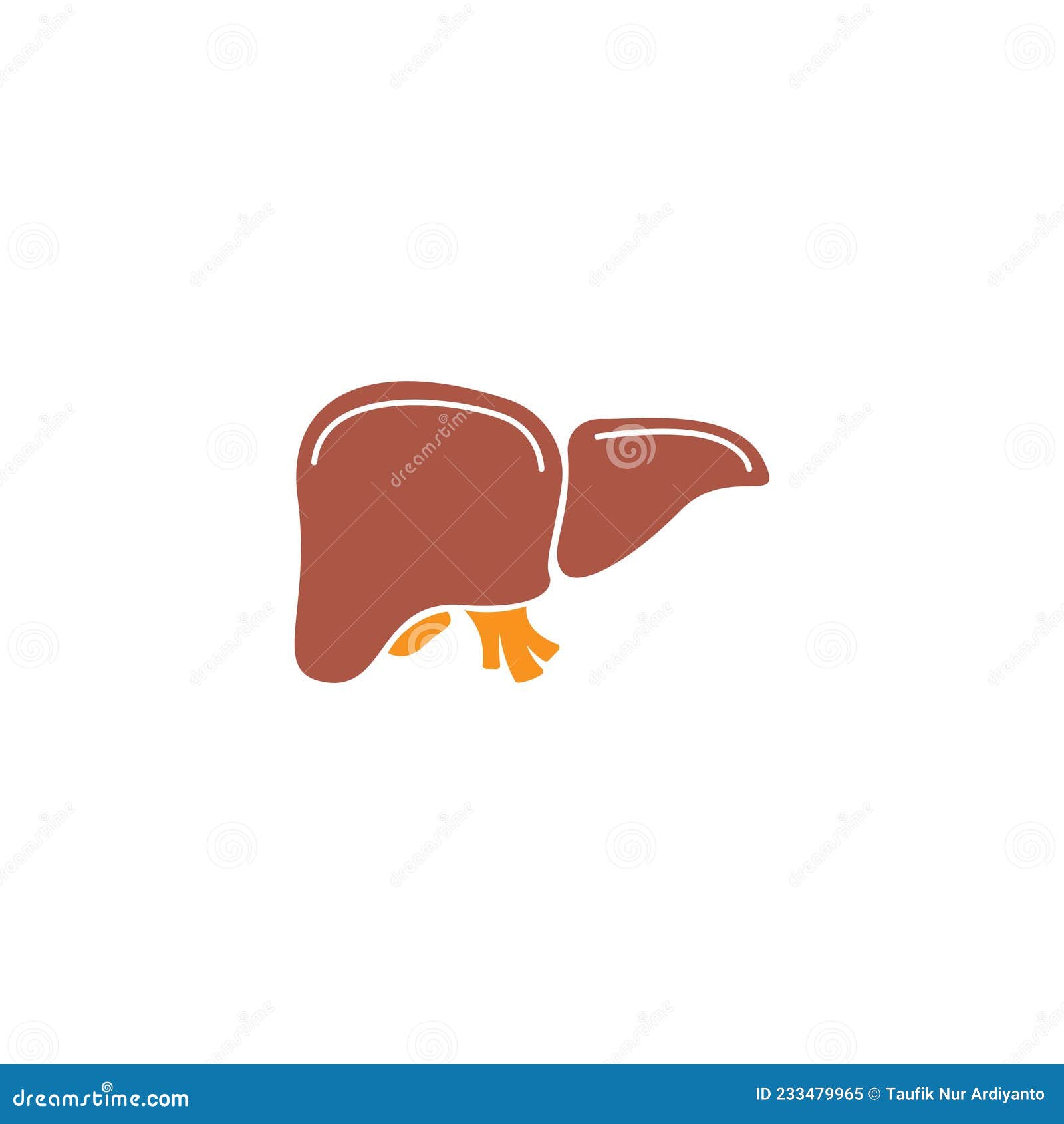 Human Liver Icon Logo Design Template Stock Vector - Illustration of ...
