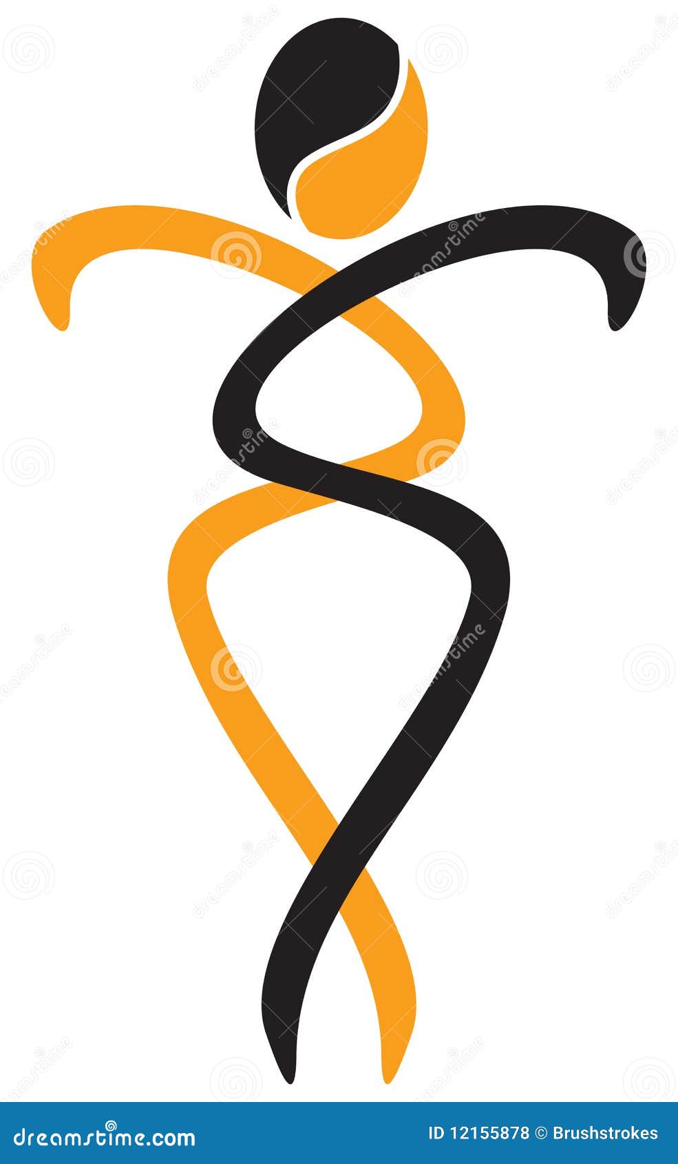 Human logo stock illustration. Illustration of collection - 12155878