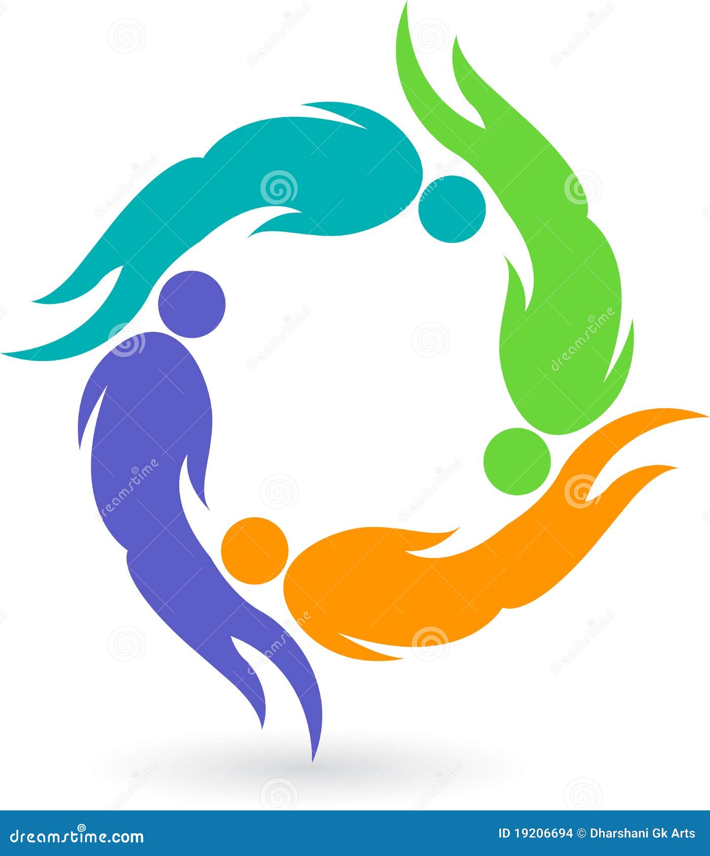 Human logo stock vector. Illustration of abstract, design - 19206694