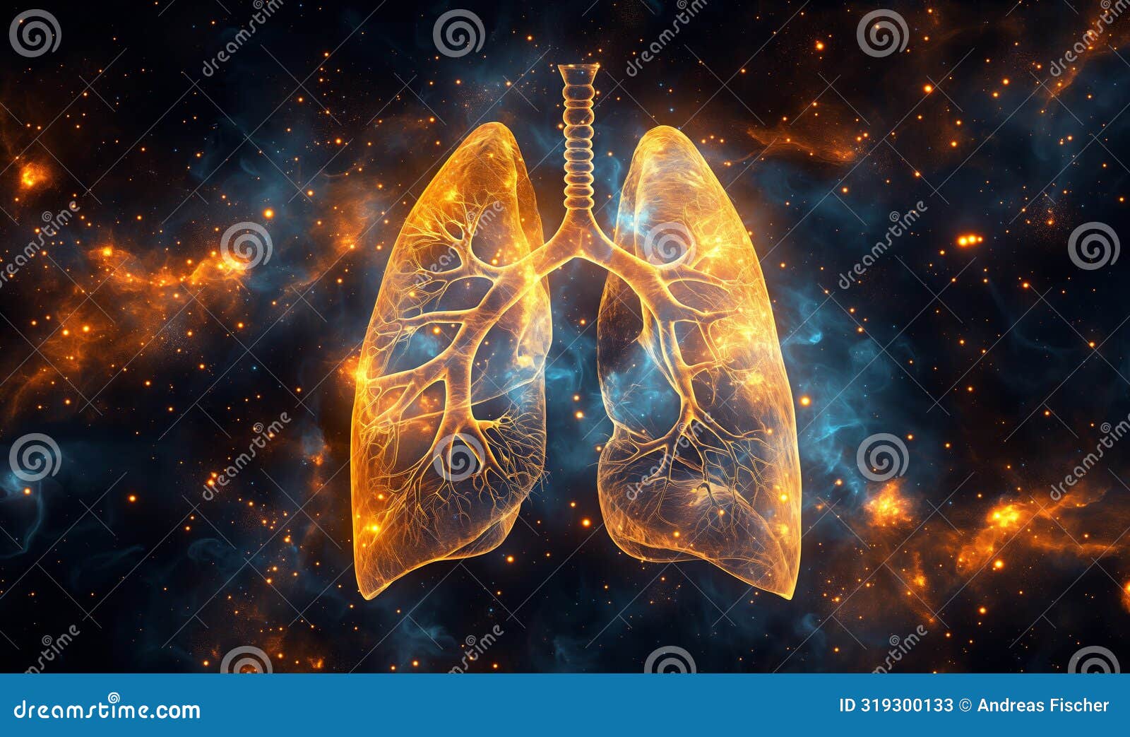 Human Lungs on an Abstract Background. Stock Image - Image of abstract ...