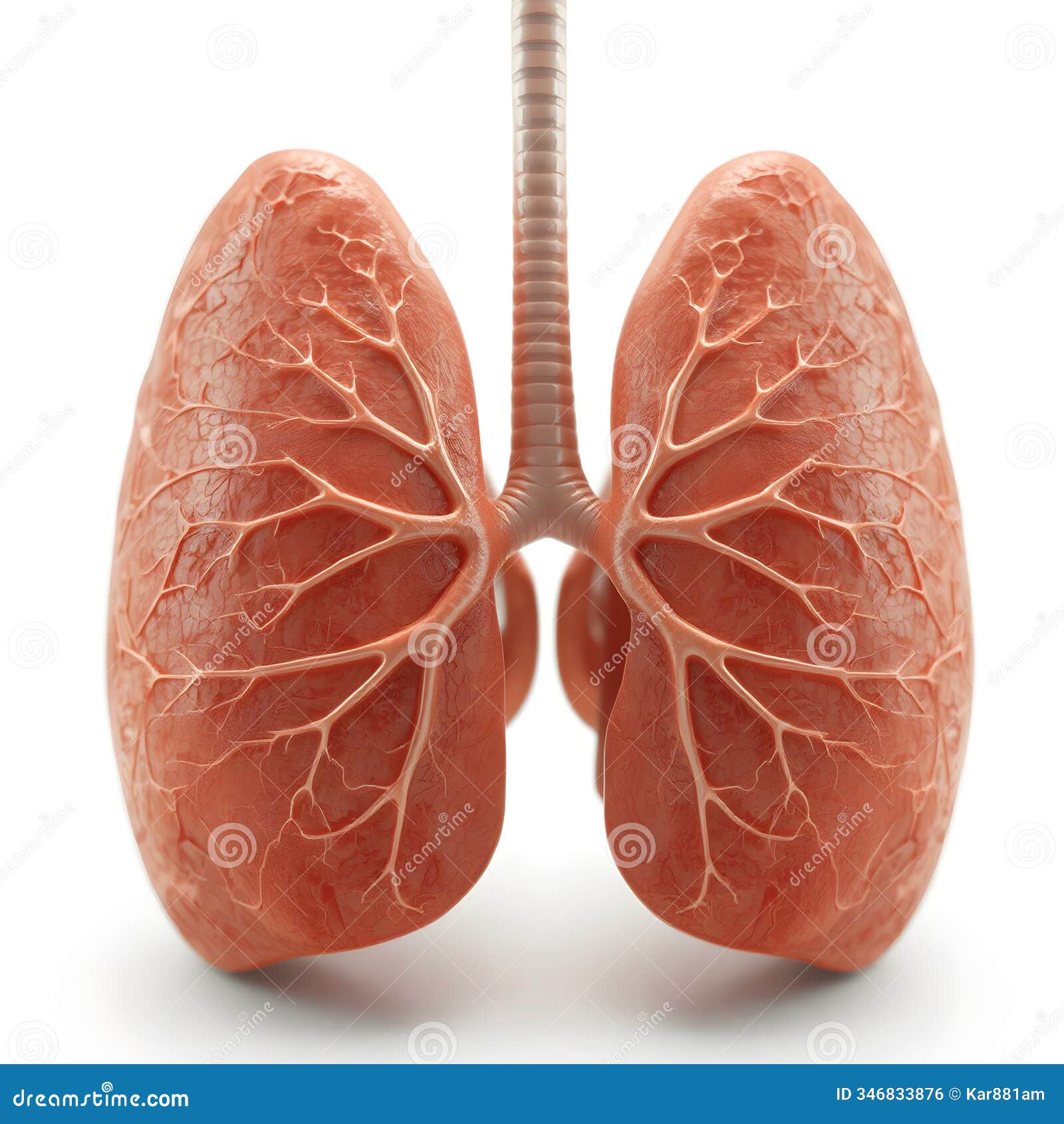 Human Lungs 3d with Deep Details. AI Stock Illustration - Illustration ...