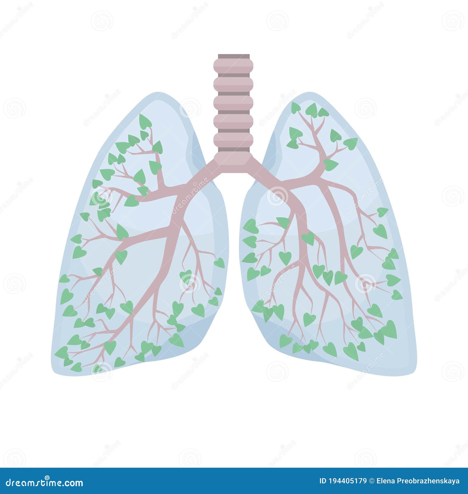 Lungs Healthy And Sickness Set, Cartoon Character, Human Internal Organ ... Lungs Healthy And Sickness Set, Cartoon Character, Human Internal Organ ...