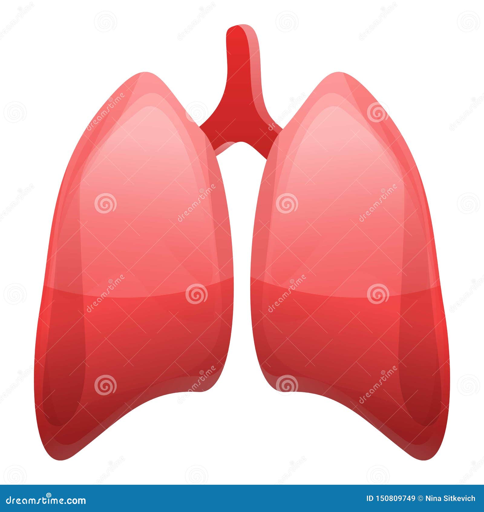 Human Lungs Icon, Cartoon Style Stock Vector - Illustration of health ... Human Lungs Icon, Cartoon Style Stock Vector - Illustration of health ...