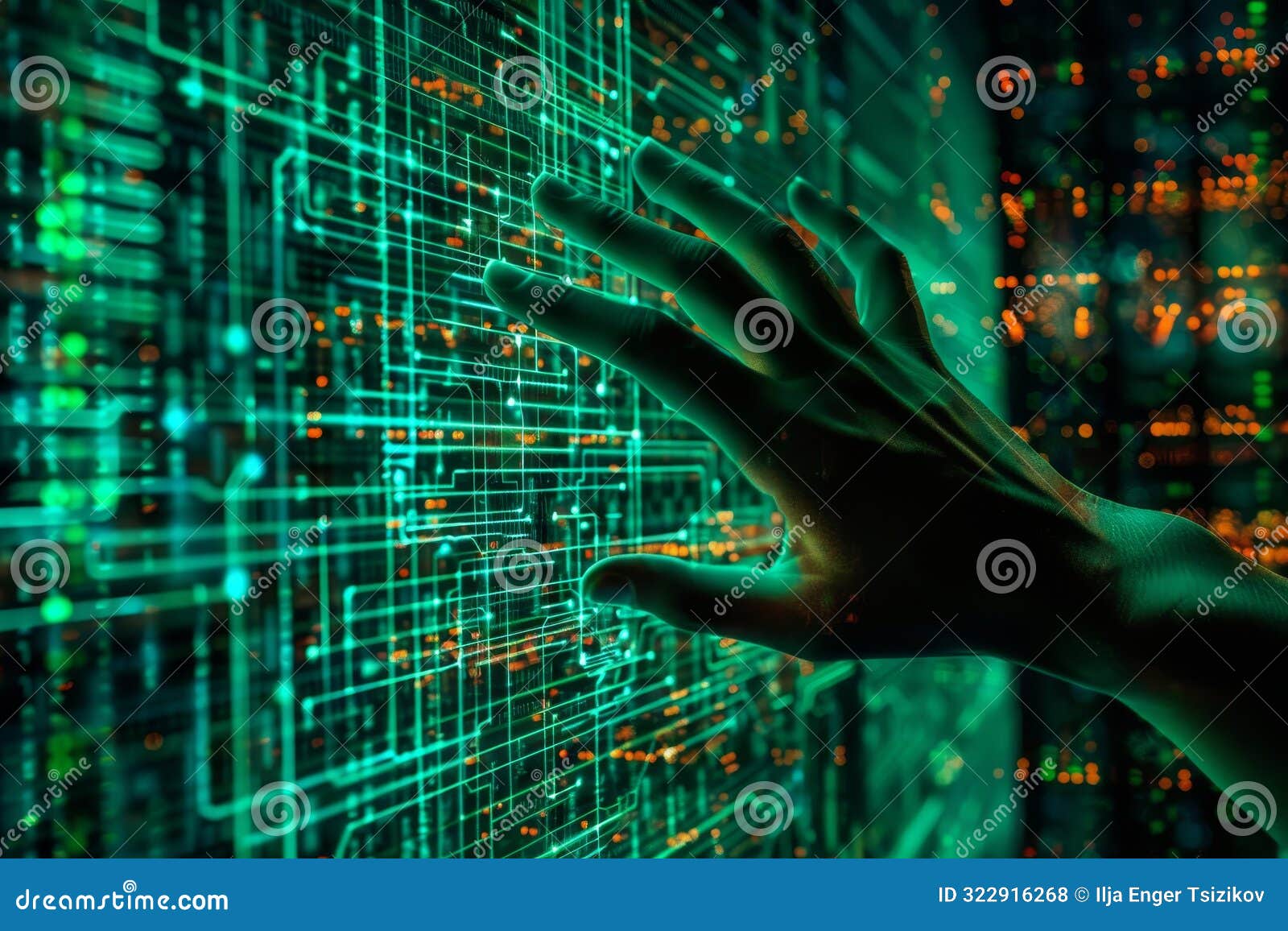 HMI - Human Machine Interface Line Icon, Outline Symbol, Vector ...