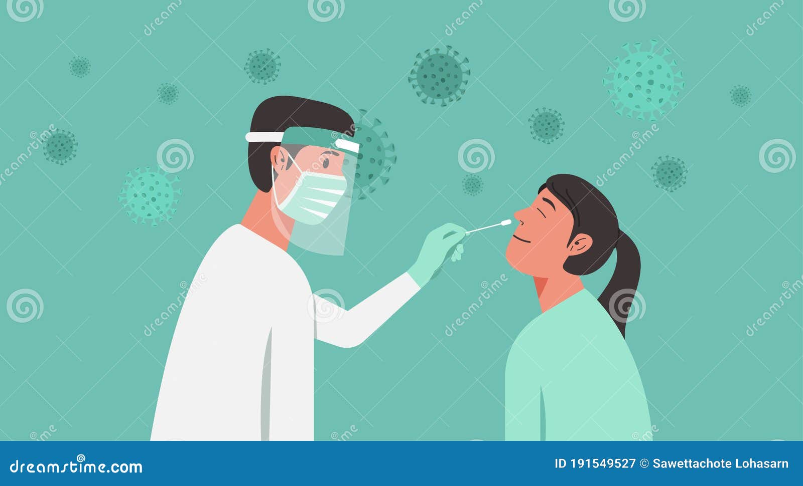 Medical Professional Displays Human Gut Microbiome. Intestinal Bacteria ...