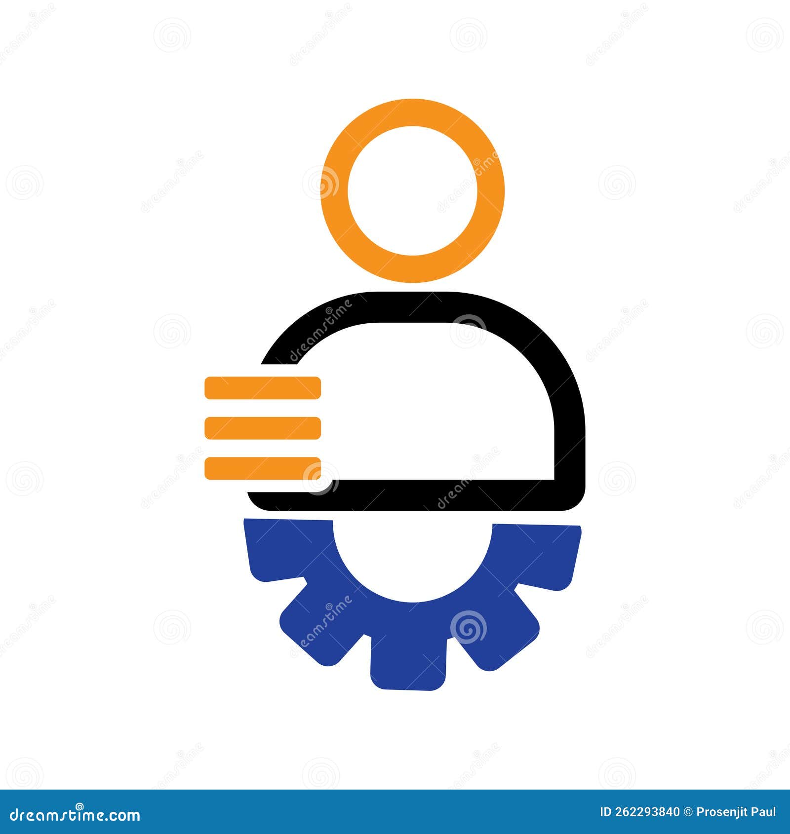 Human management icon stock vector. Illustration of group - 262293840