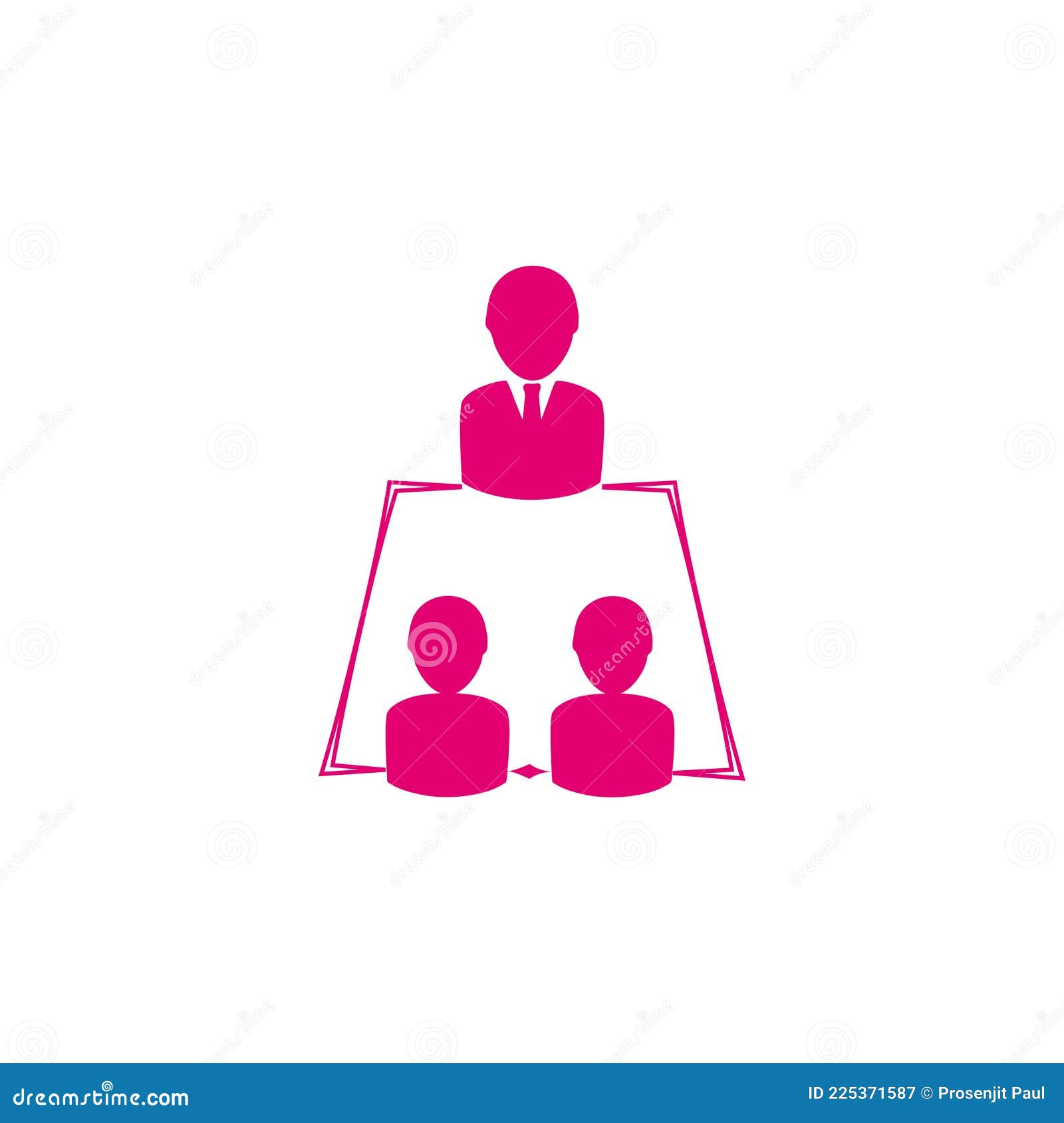 Human management team icon stock vector. Illustration of teamwork ...