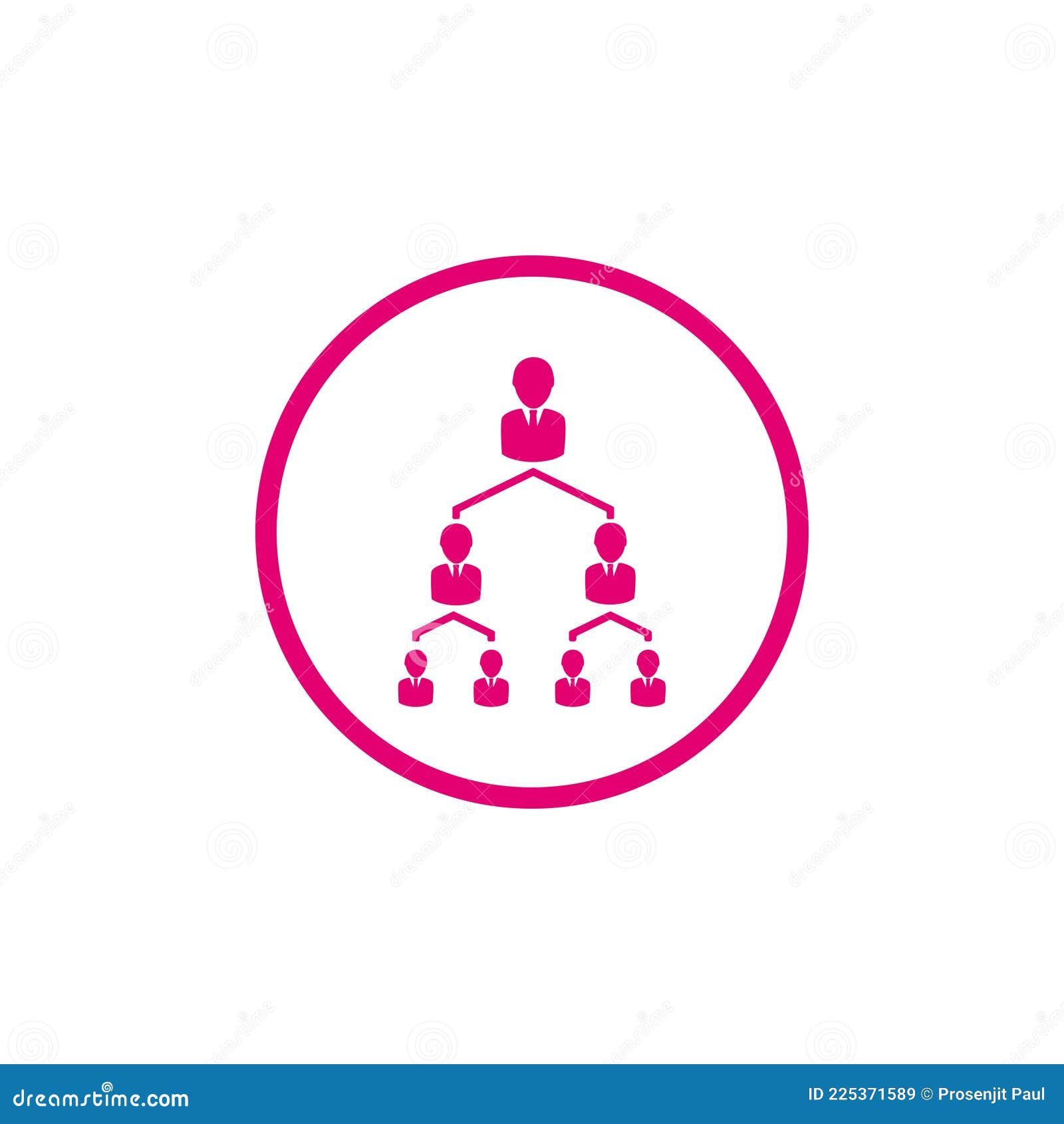 Human management team icon stock vector. Illustration of human - 225371589