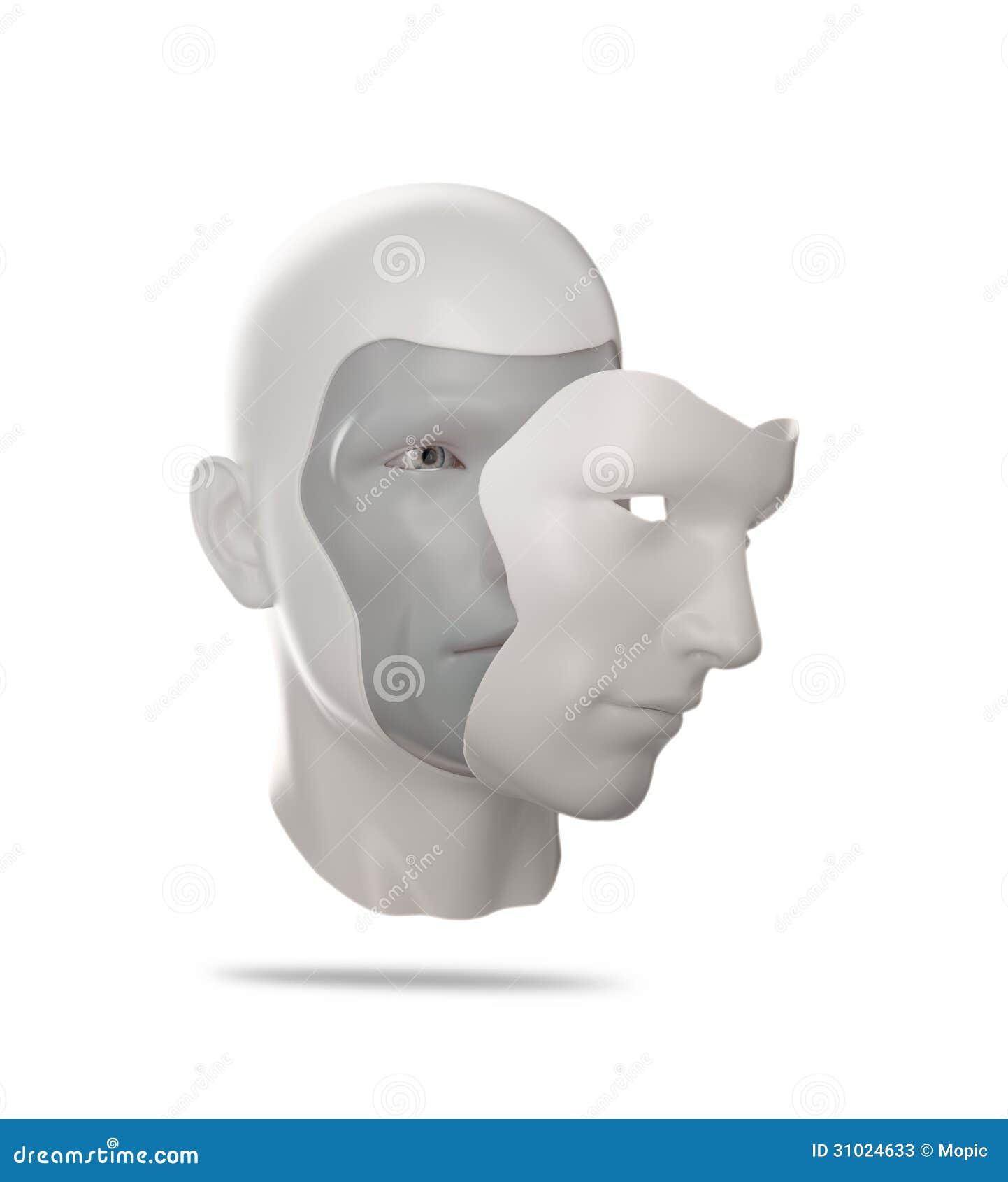 Human mask stock illustration. Illustration of carnival - 31024633