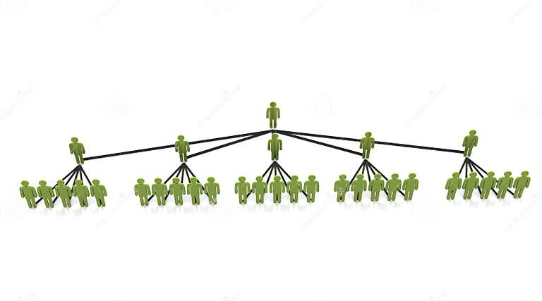 Human matrix MLM chain stock illustration. Illustration of issues ...