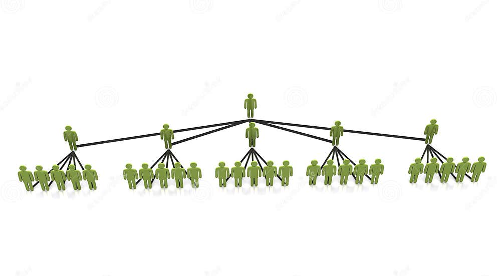 Human matrix MLM chain stock illustration. Illustration of issues ...
