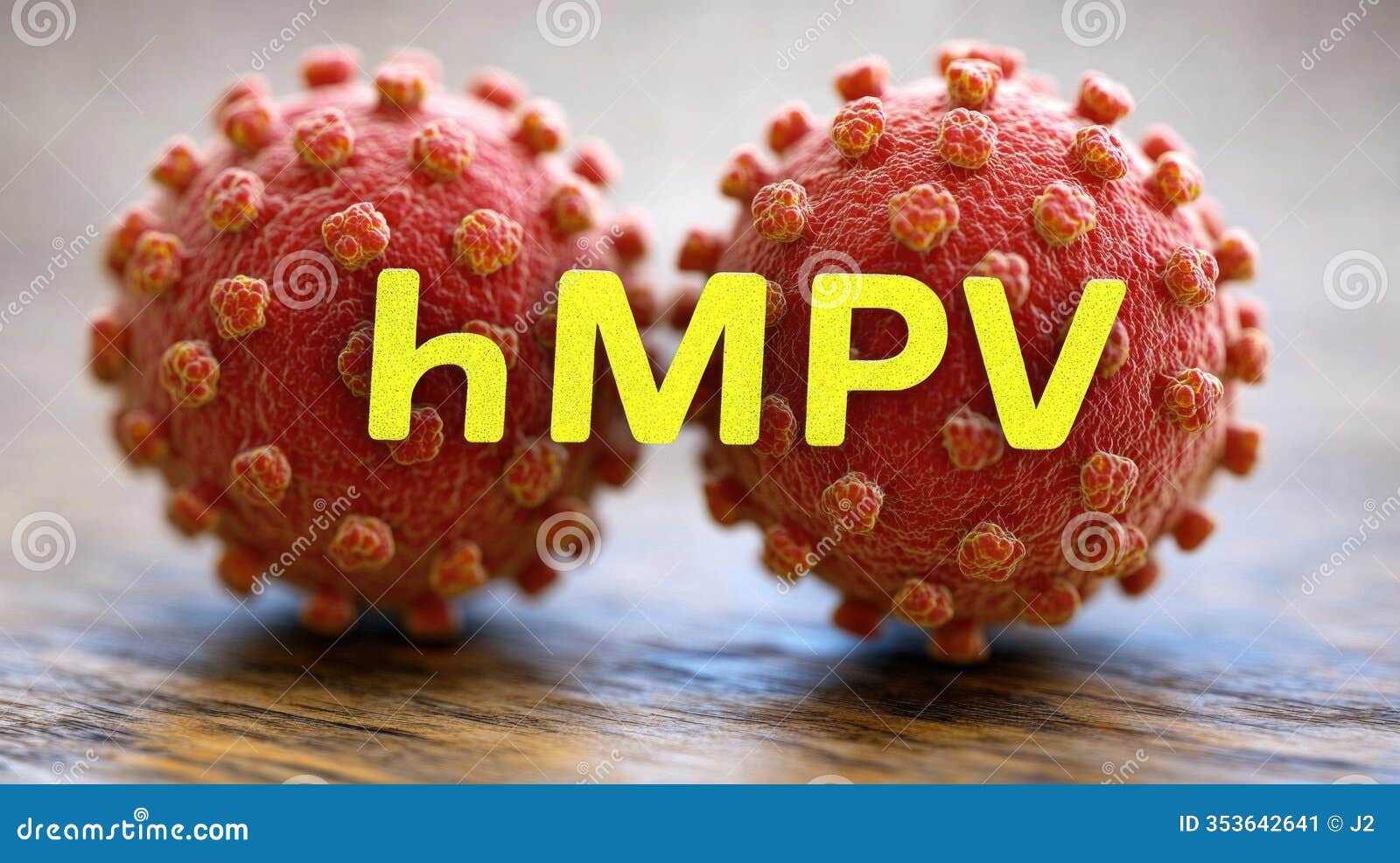 Human Metapneumovirus (hmpv) Microscopic View of Viral Particles. HMPV ...