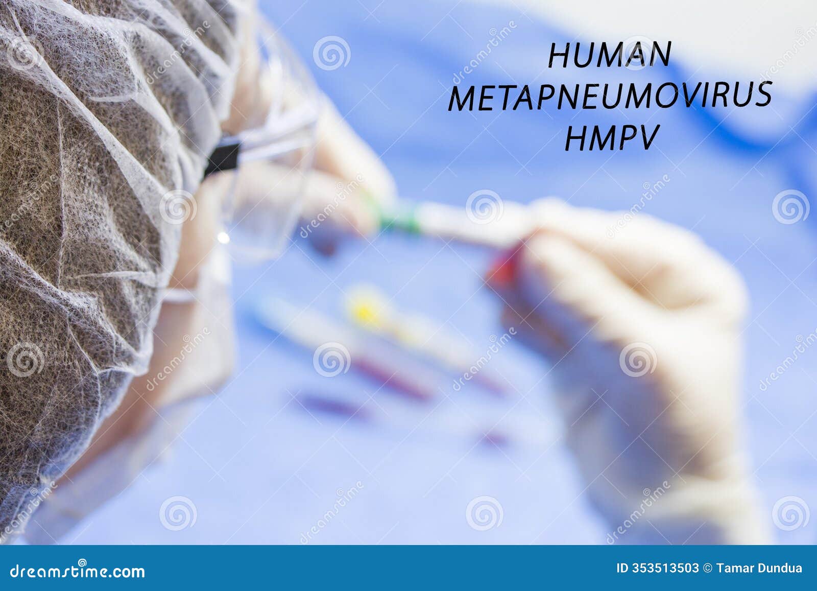 Hmpv Virus Structure With Red Spike Proteins On Dark Background. HMPV ...