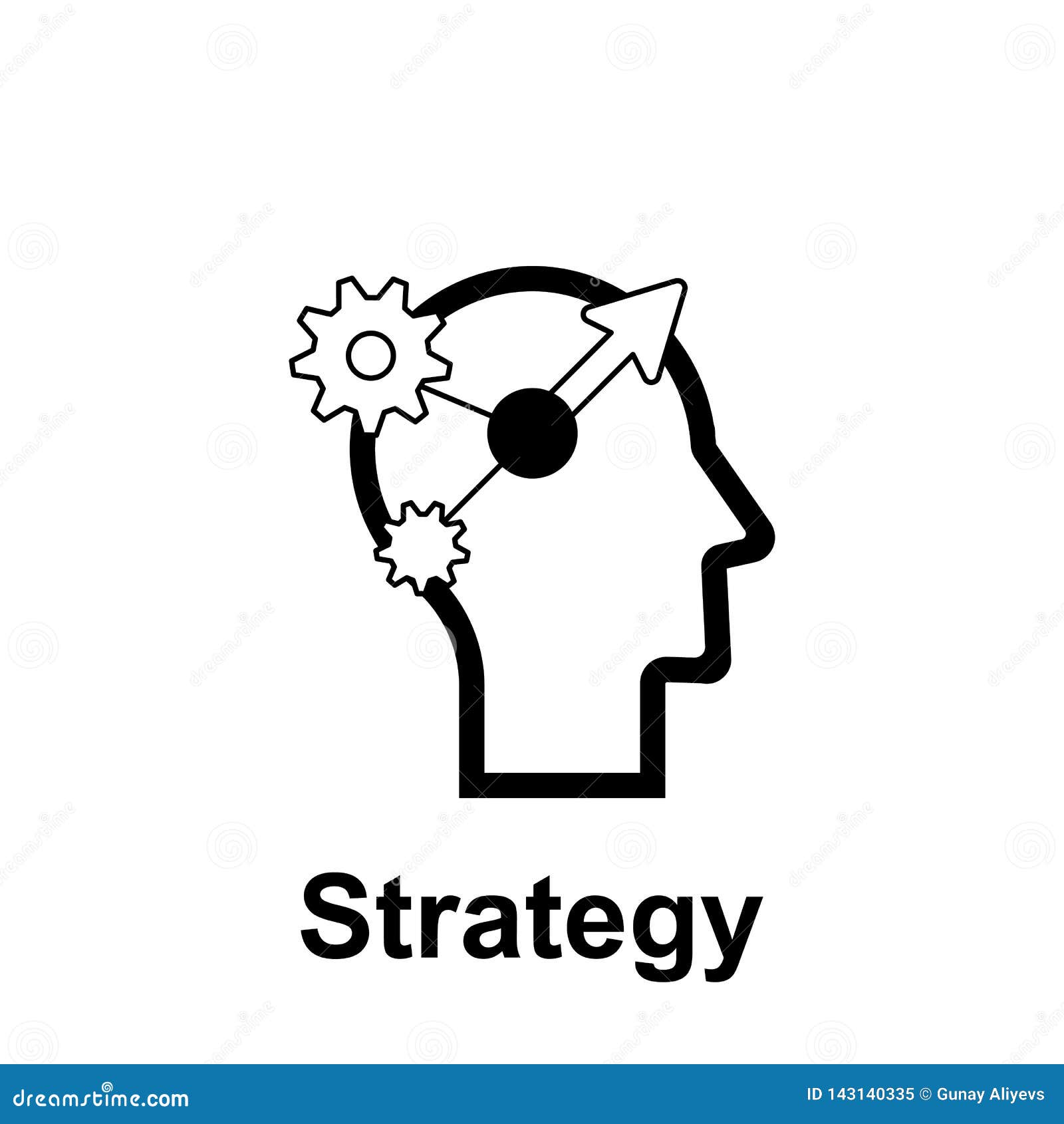 Human Mind, Strategy Icon. Element of Human Mind Icon for Mobile ...