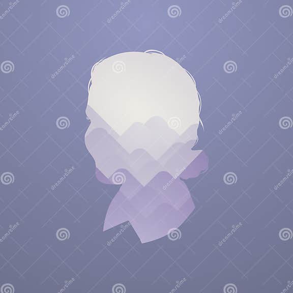 Human Mindset Thinking Aspiration Imagination Concept Stock Vector ...