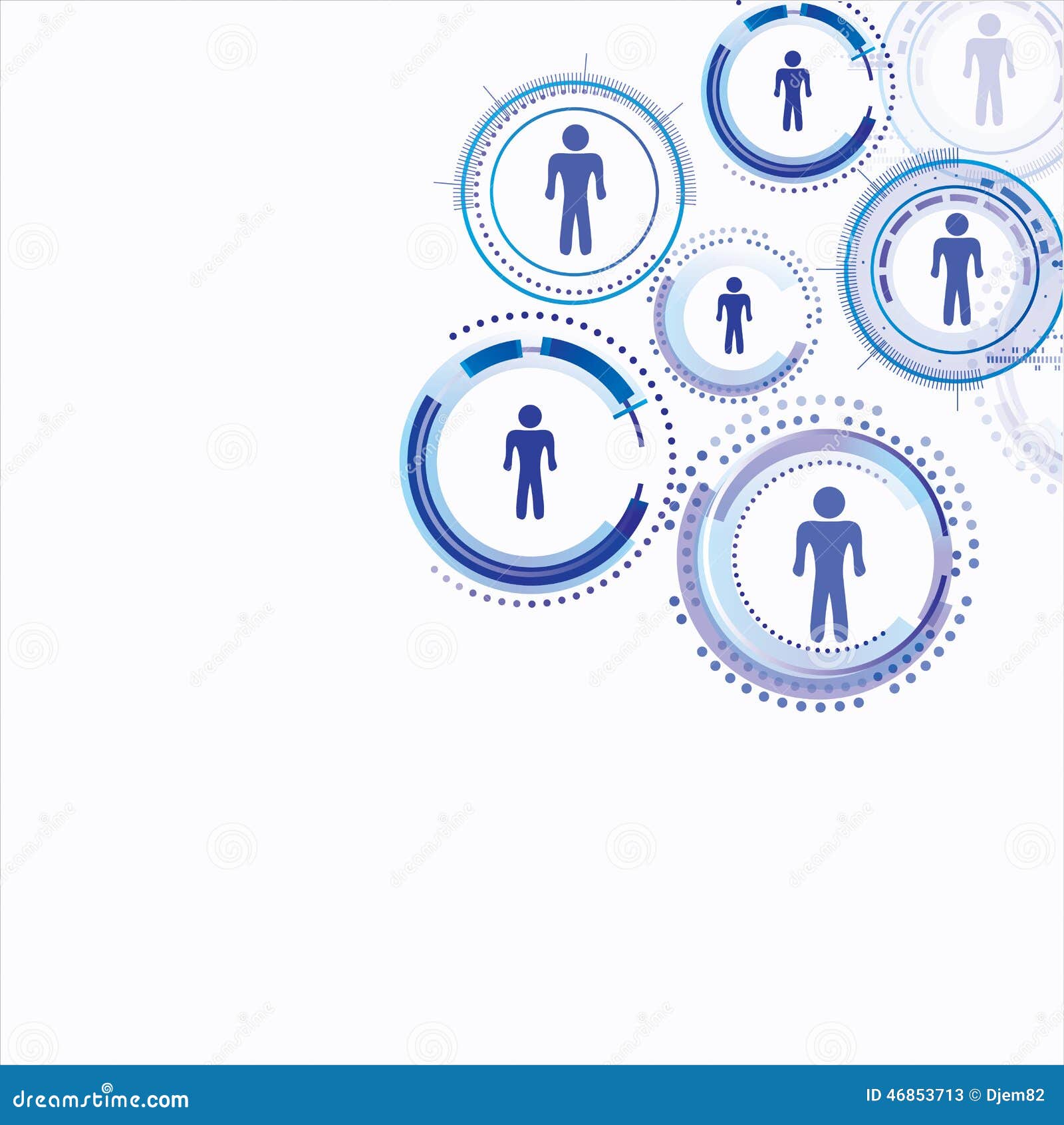 Human model connection stock vector. Illustration of recruitment - 46853713