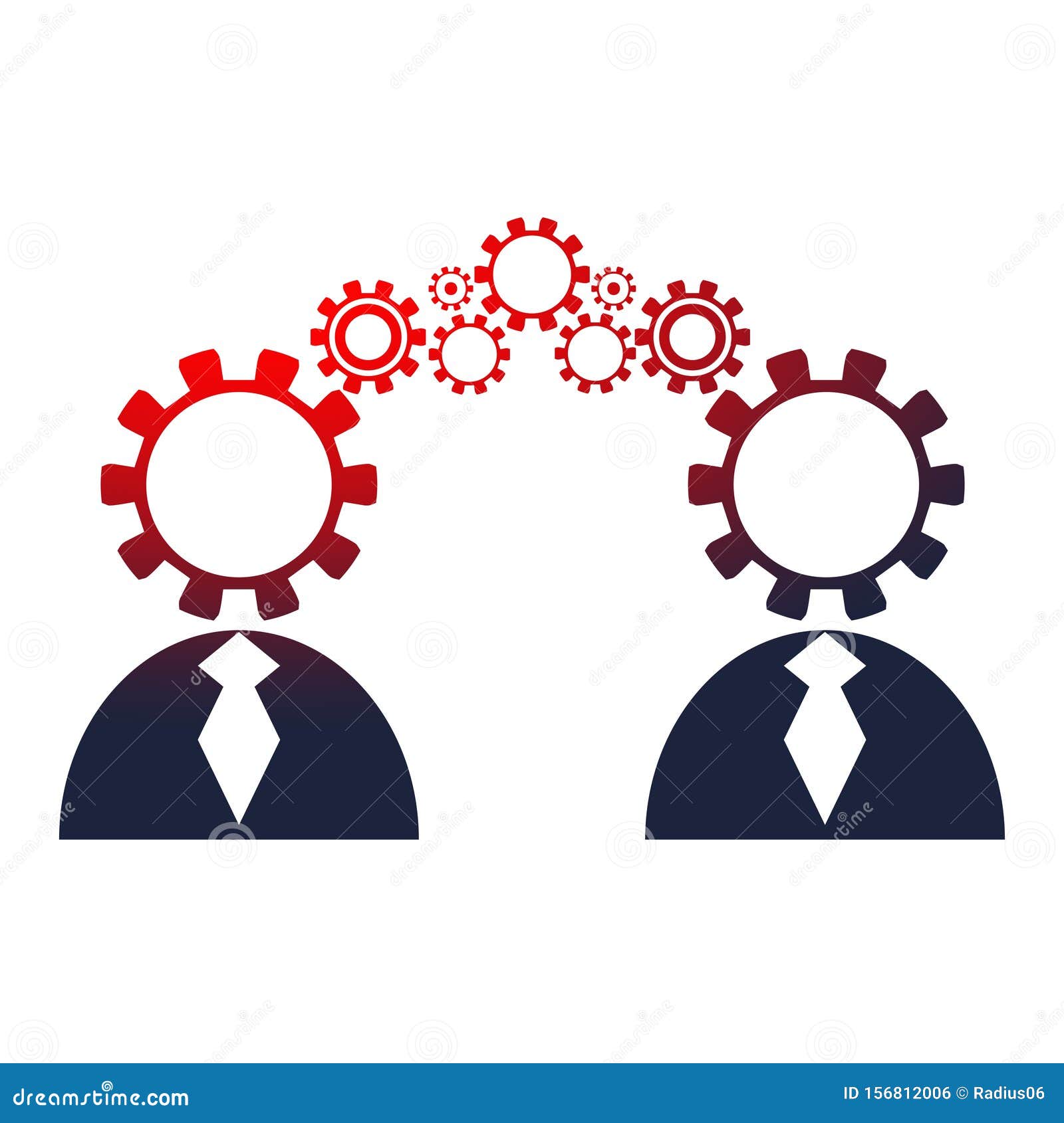 Human model connection stock vector. Illustration of interaction ...