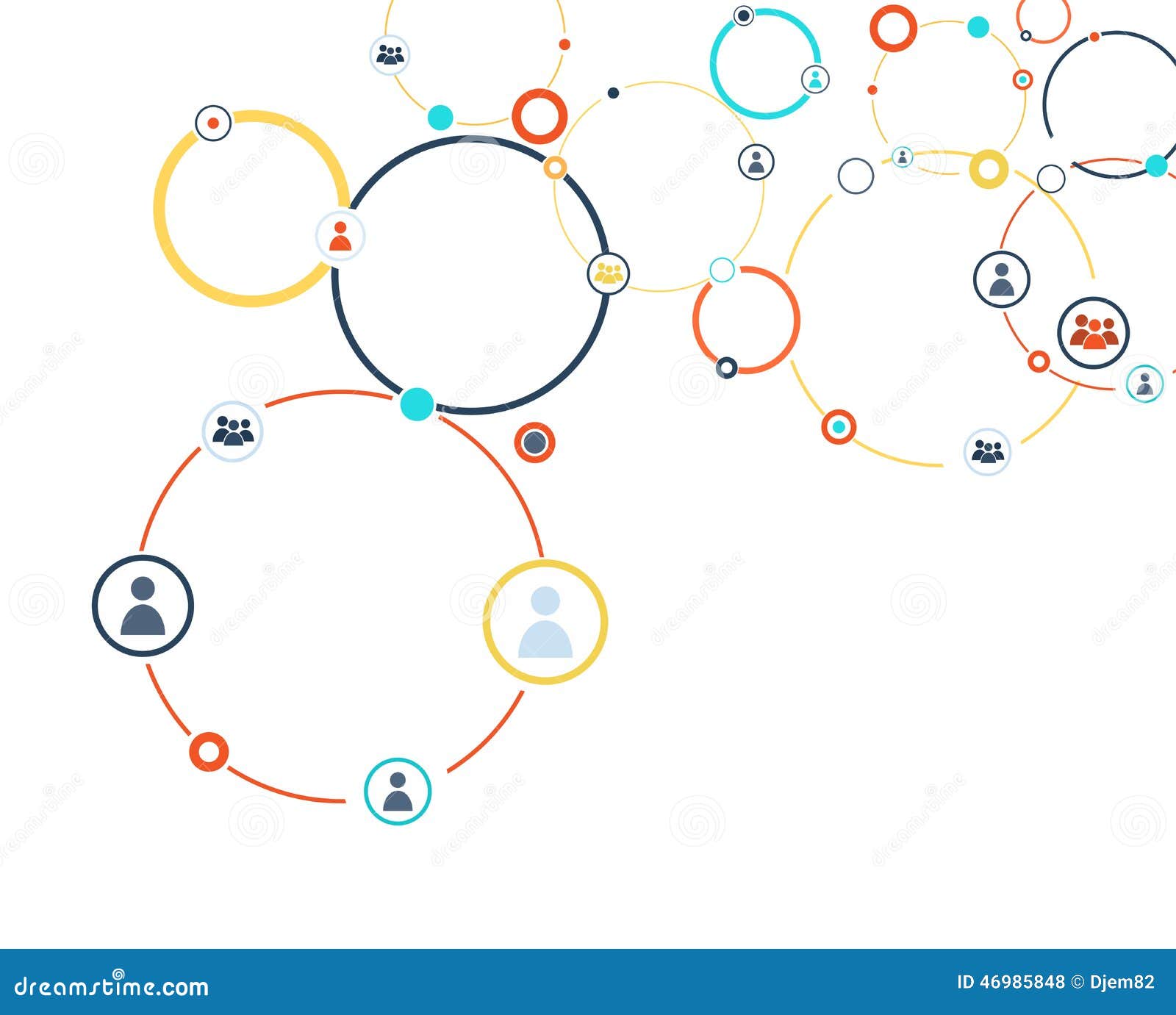 Human model connection stock vector. Illustration of flowchart - 46985848
